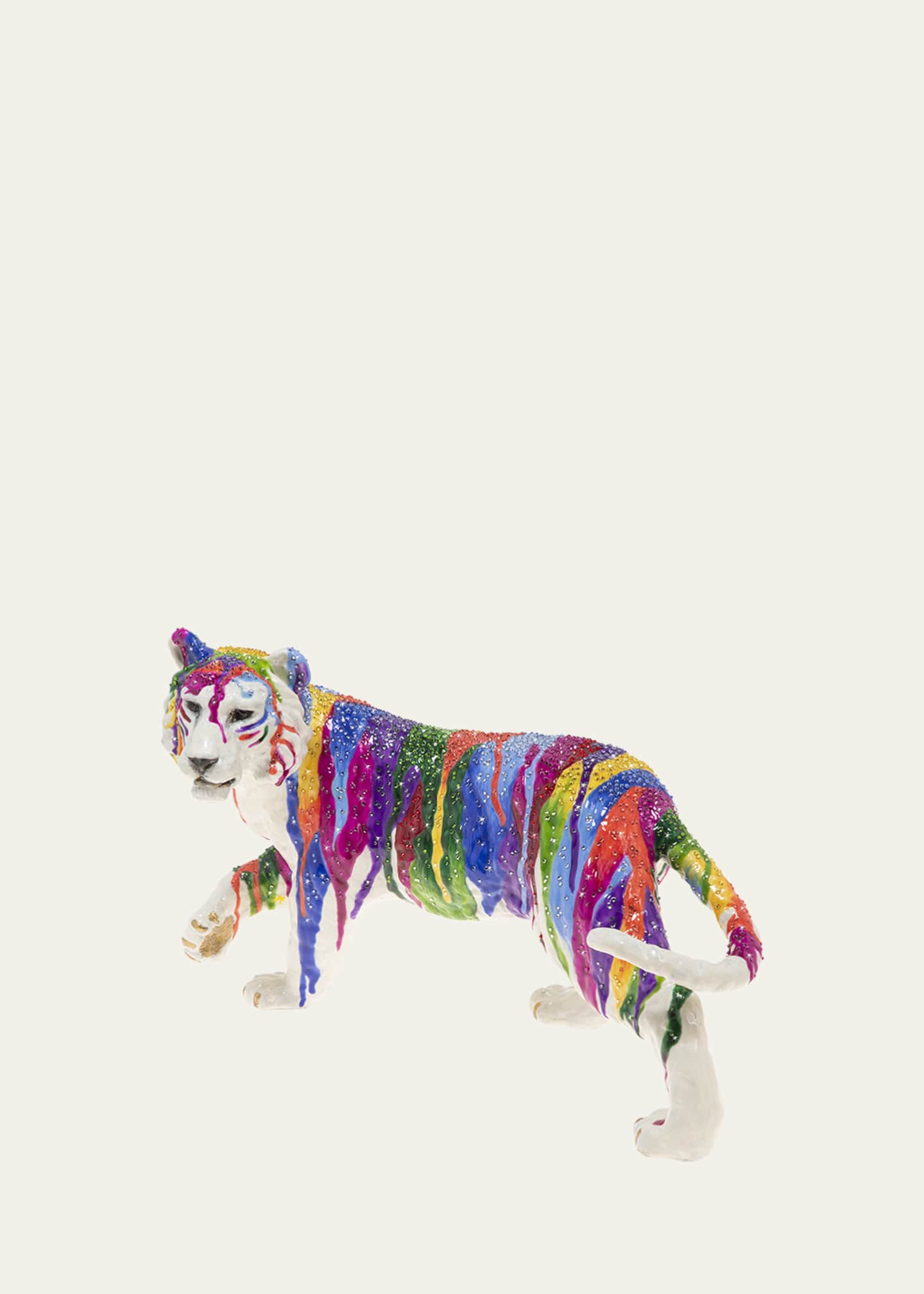 Jay Strongwater Grand Jewel Tiger Figurine - Bergdorf Goodman