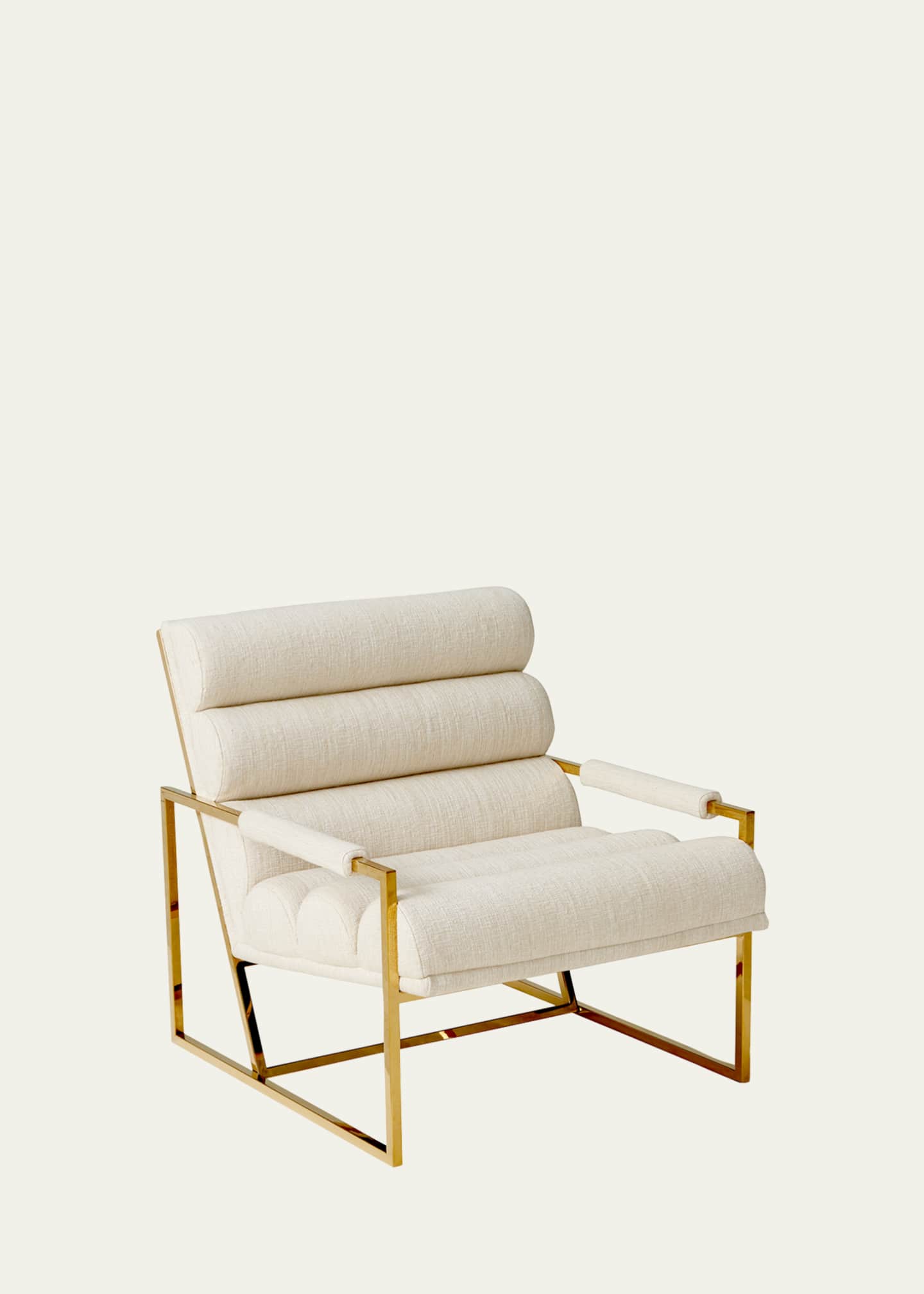 Jonathan Adler Channeled Goldfinger Lounge Chair - Bergdorf Goodman