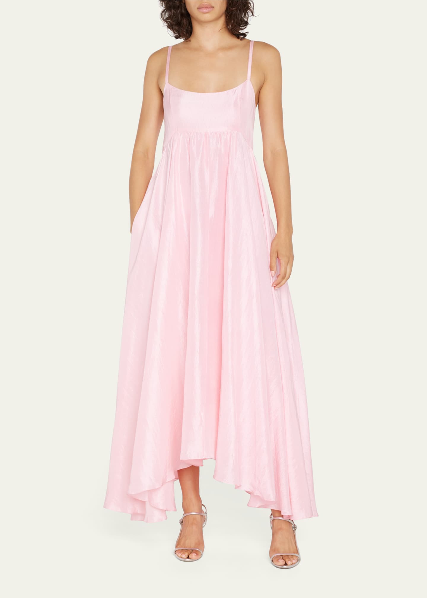 Azeeza Rachel Silk Asymmetric Dress - Bergdorf Goodman