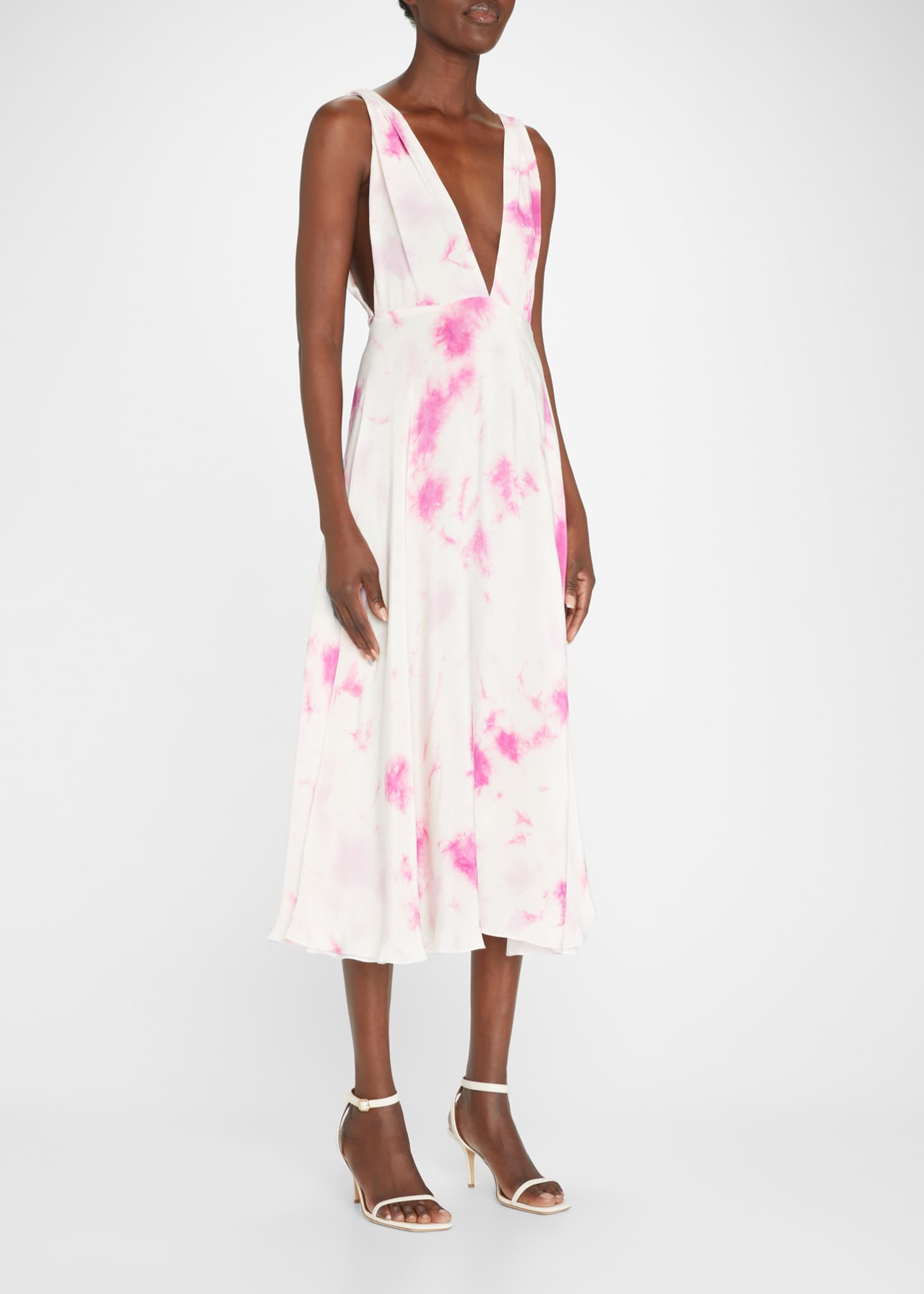 Azeeza Cirrus High-Slit Wrapped Cocktail Dress - Bergdorf Goodman