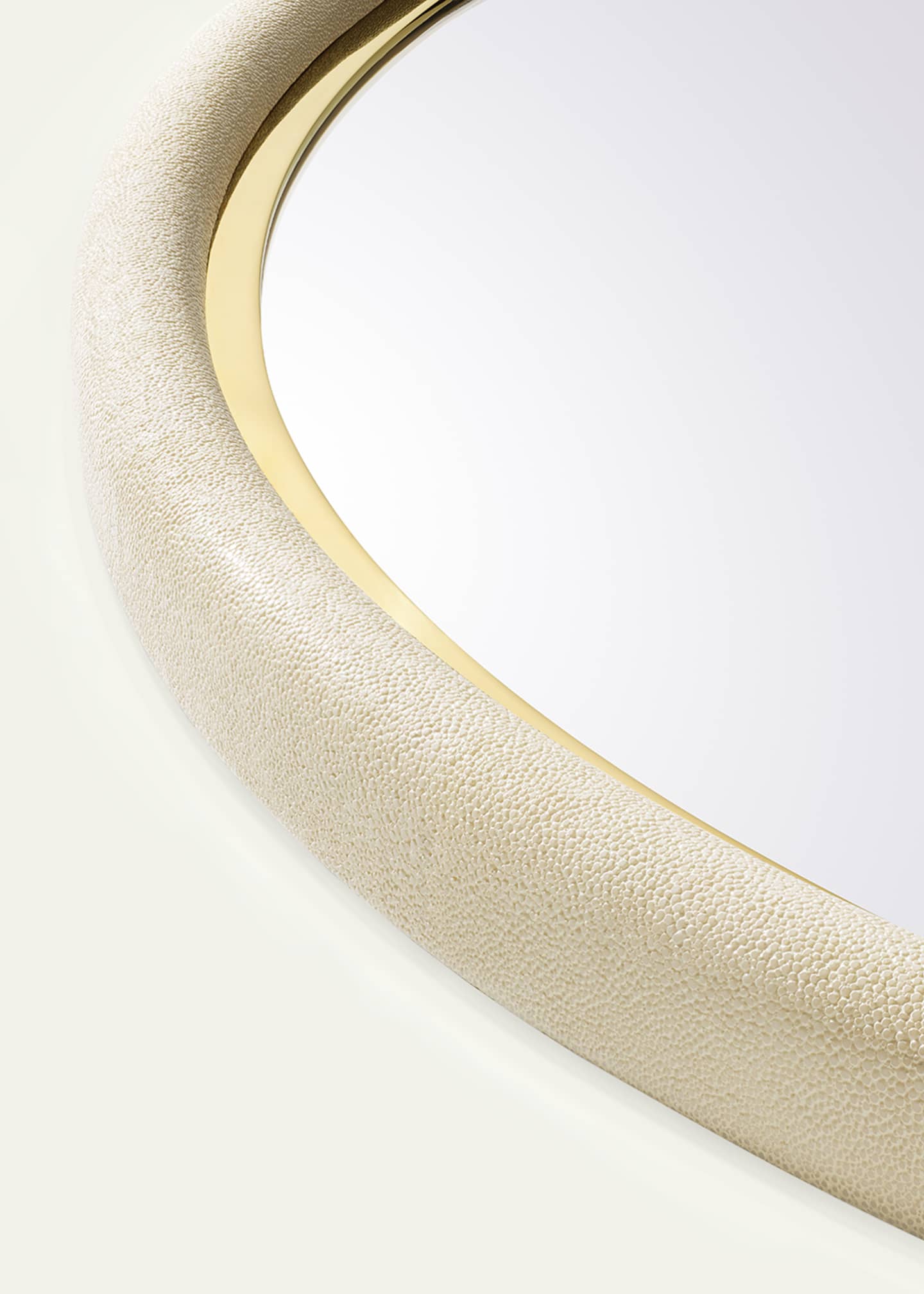 AERIN Faux Shagreen Wall Mirror - Bergdorf Goodman