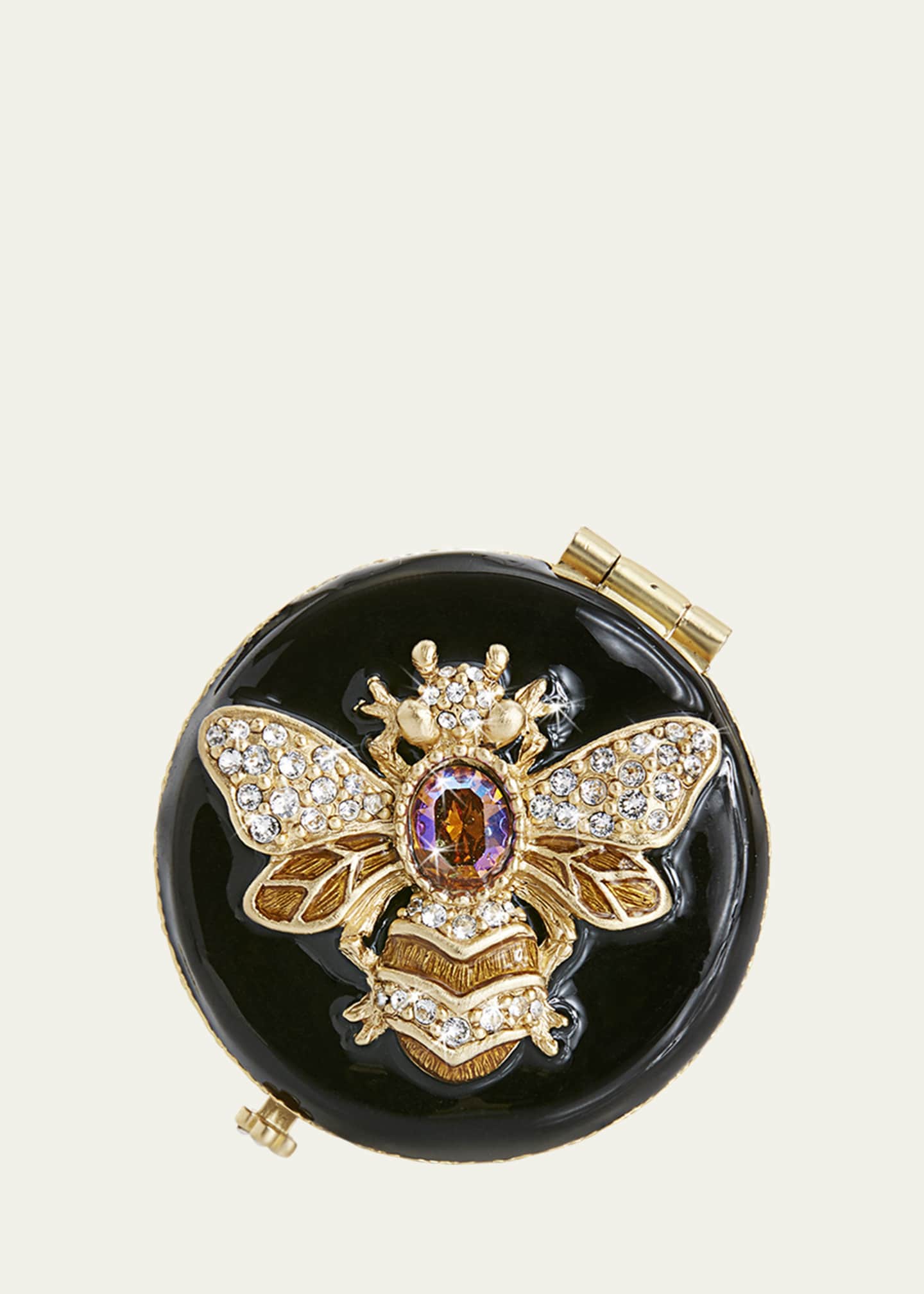 Jay Strongwater Buzz Bee Compact - Bergdorf Goodman