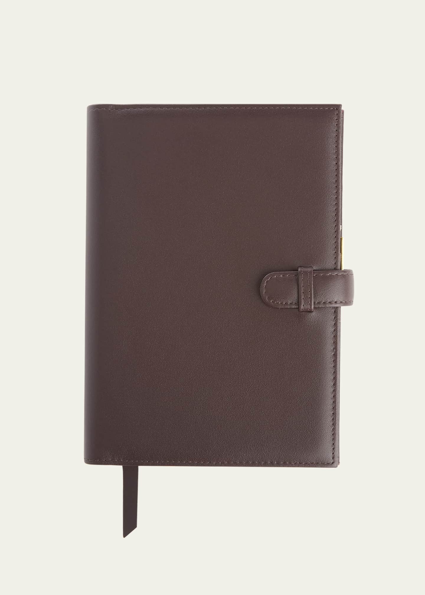 ROYCE New York Monogrammed Leather Executive Journal with Rollerball ...