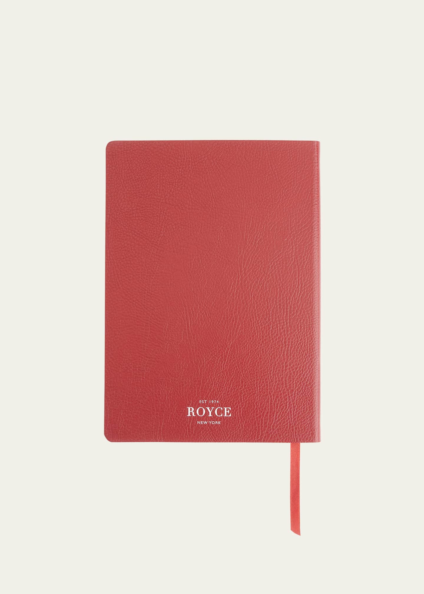 ROYCE New York Monogrammed Leather Bound Executive Notebook - Bergdorf ...