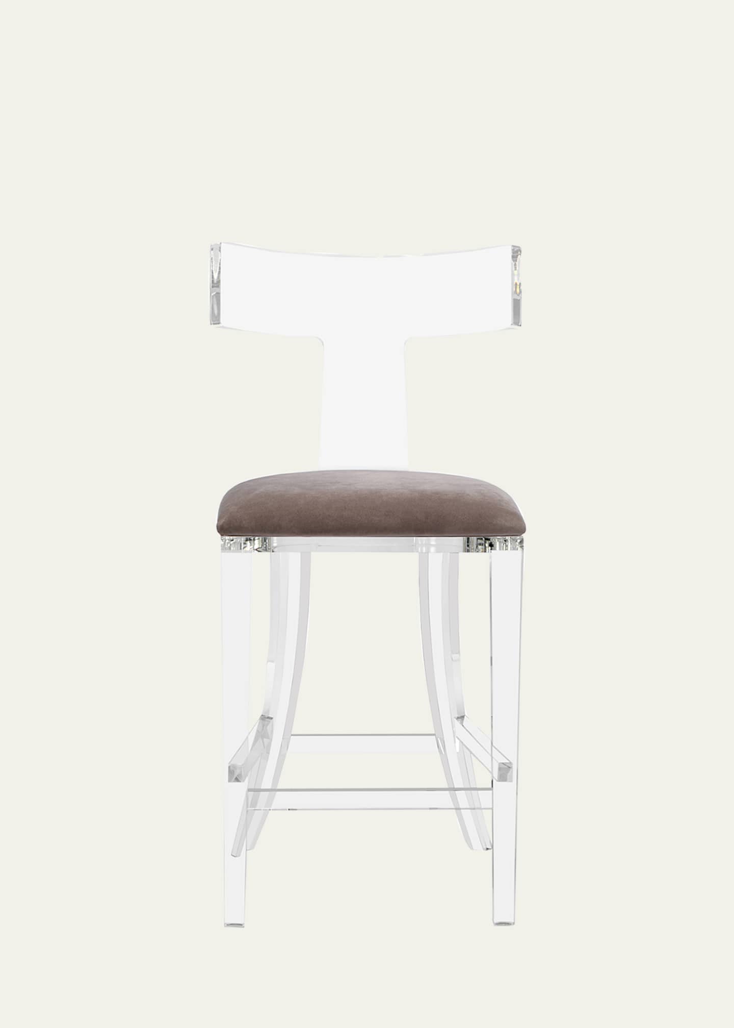 Interlude Home Tristan Klismos Counter Stool, 26" - Bergdorf Goodman