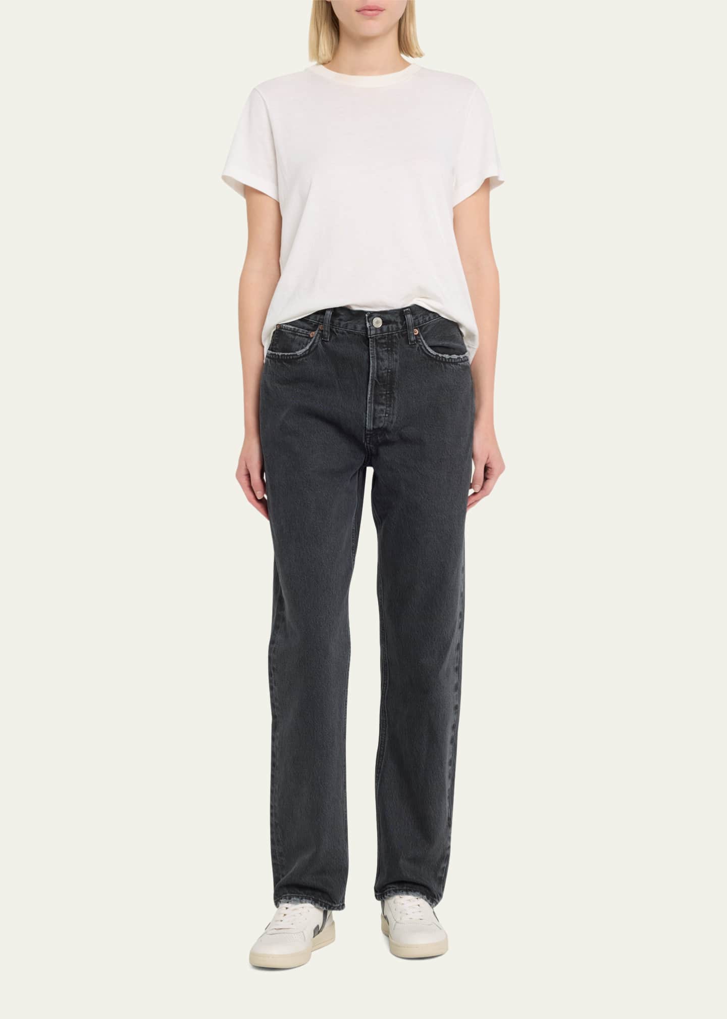 AGOLDE 90s High-Rise Pinched-Waist Jeans - Bergdorf Goodman