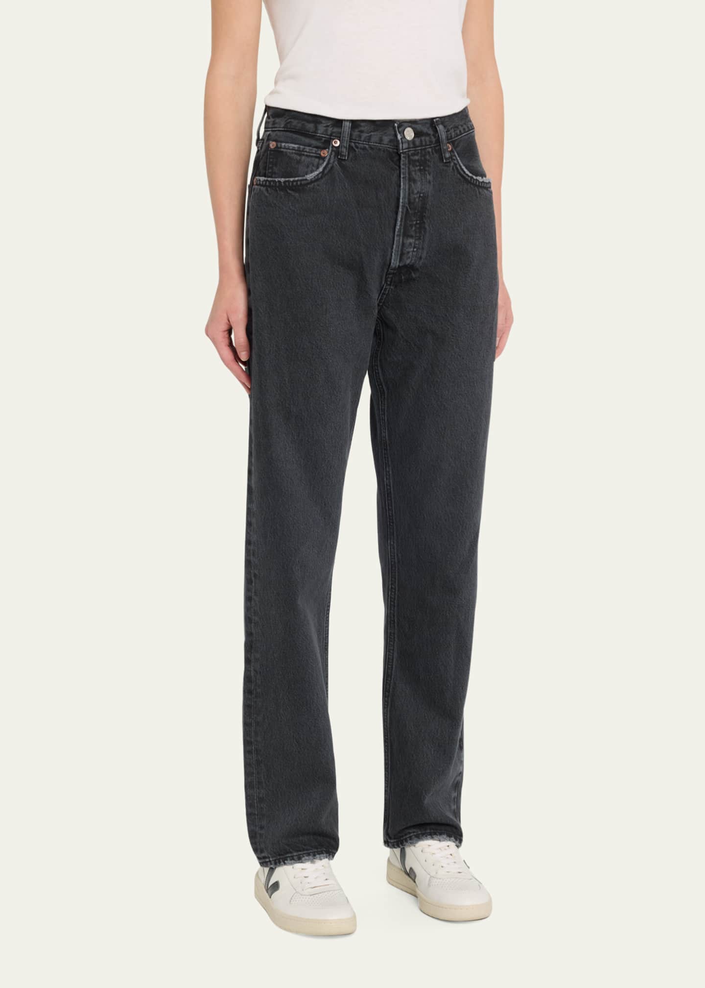 AGOLDE 90s High-Rise Pinched-Waist Jeans - Bergdorf Goodman