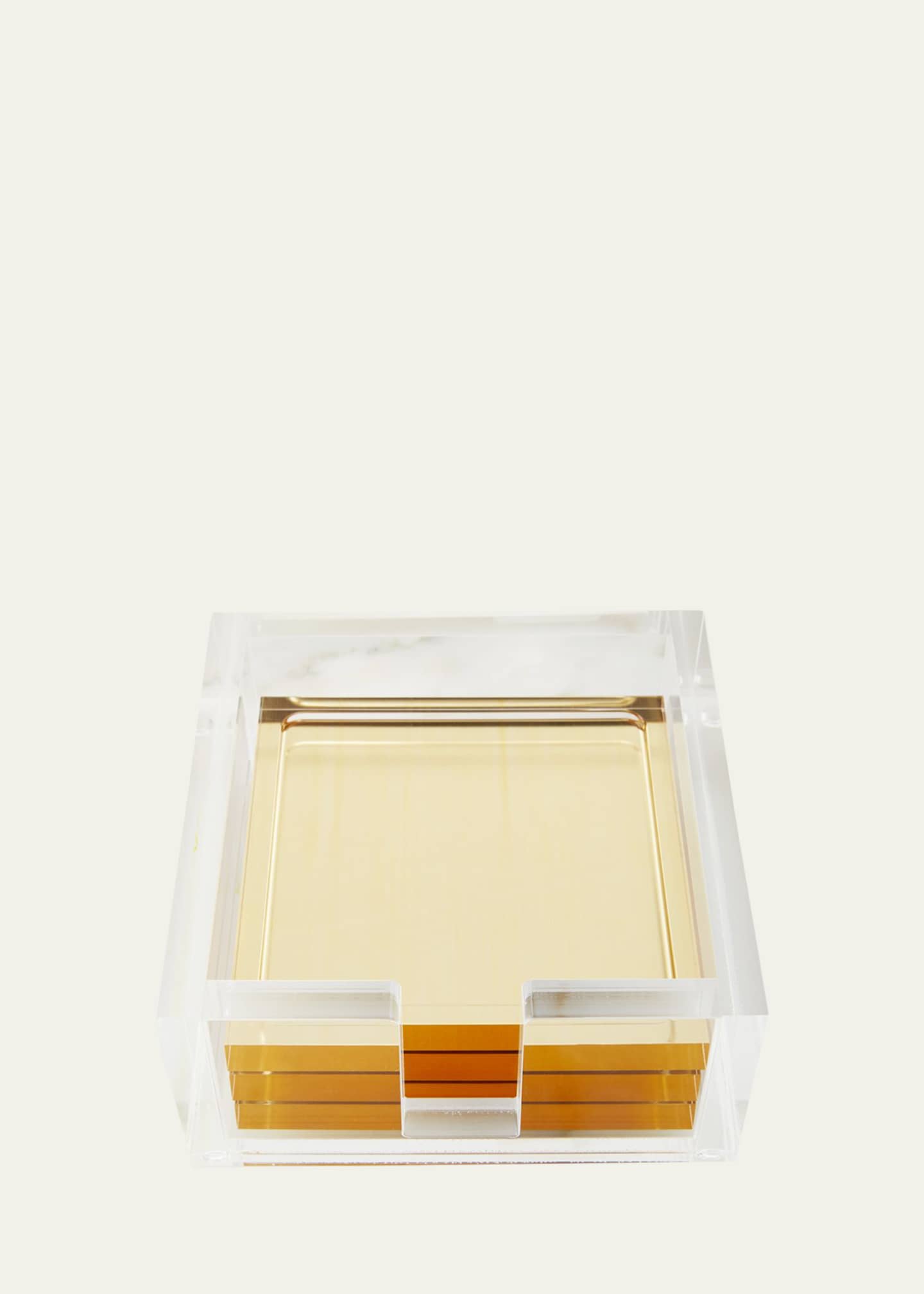 Tizo Lucite Coasters, Set of 4 - Bergdorf Goodman