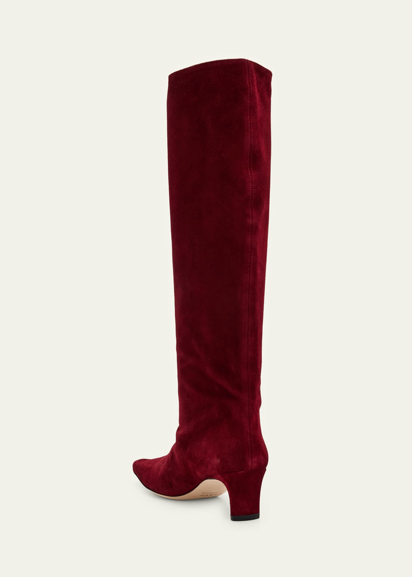STAUD Wally Suede Knee-High Boots - Bergdorf Goodman