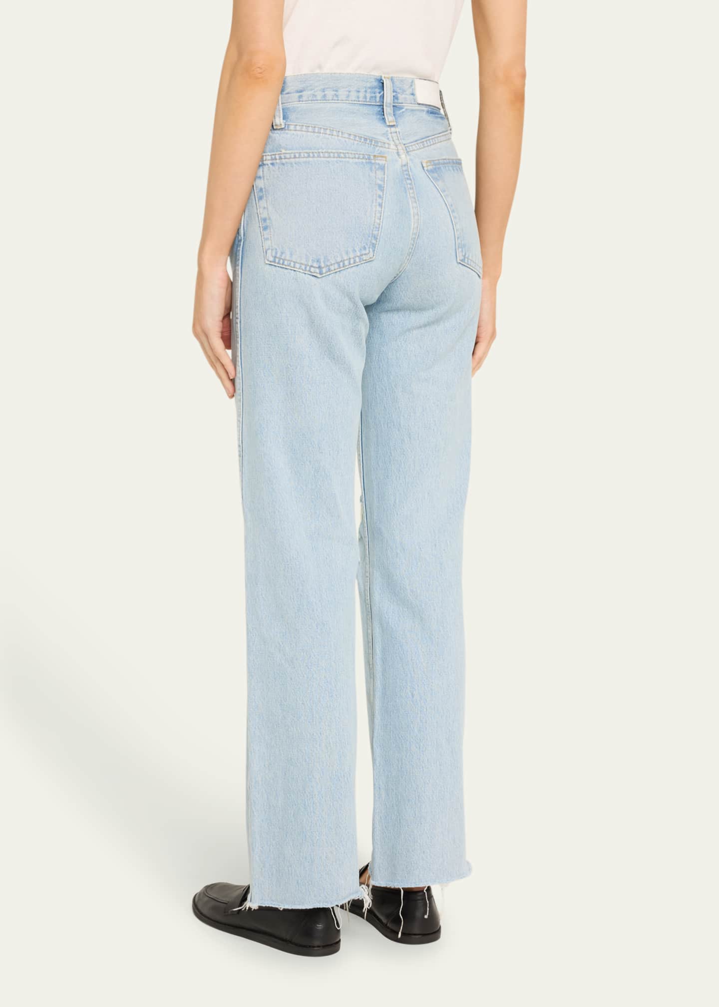 RE/DONE 90s High-Rise Loose Straight Jeans - Bergdorf Goodman