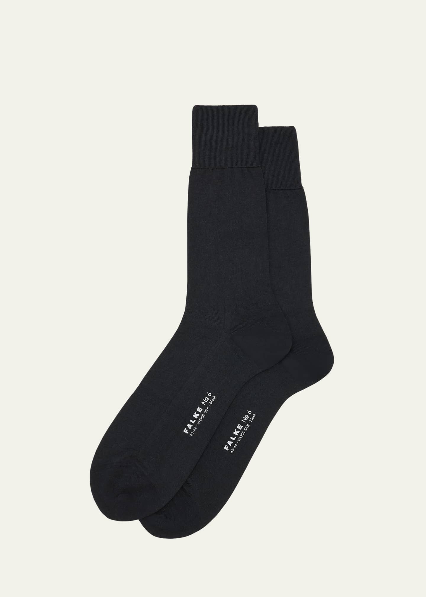 Falke Men's No. 6 Merino-Silk Dress Socks - Bergdorf Goodman