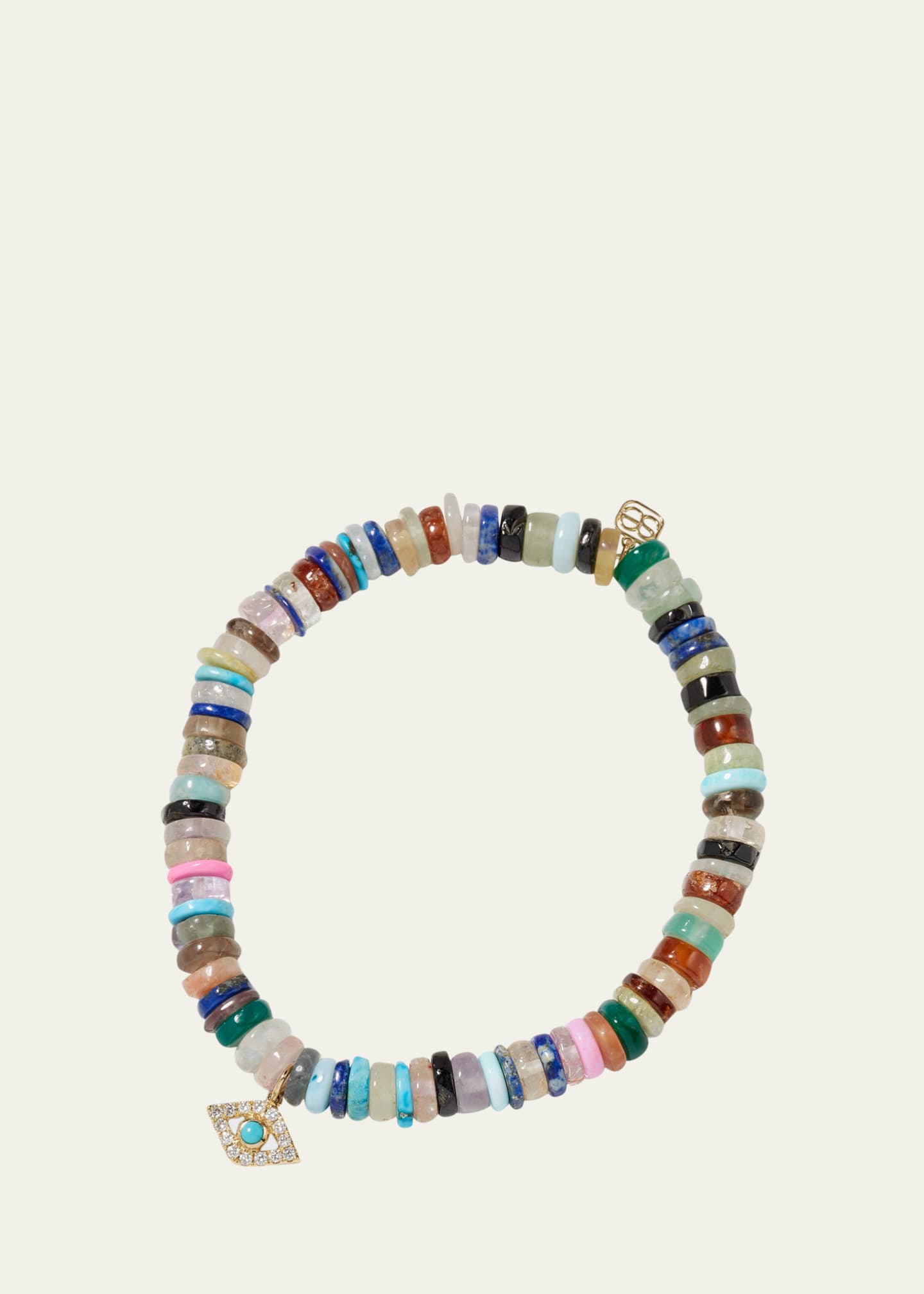 Sydney Evan Opal Bead Diamond Evil Eye Bracelet - Bergdorf Goodman