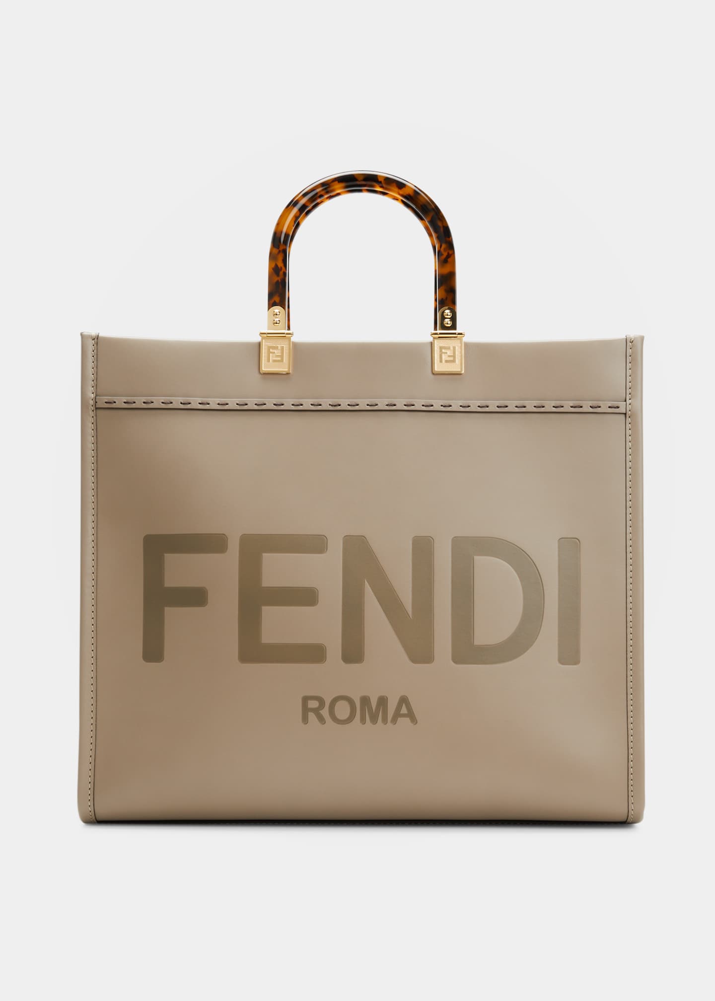 Fendi Sunshine Medium Leather Shopper Tote Bag - Bergdorf Goodman