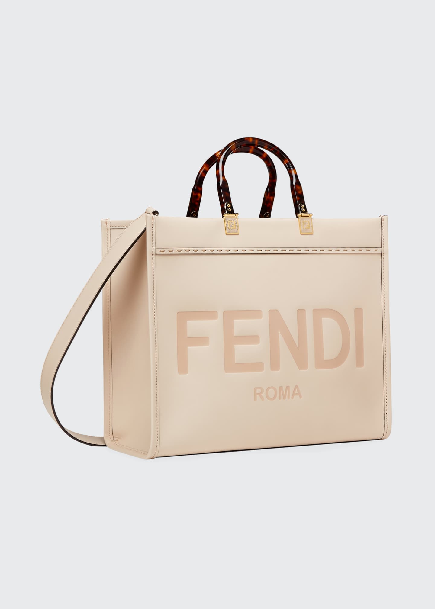 Fendi Sunshine Medium Leather Shopper Tote Bag - Bergdorf Goodman