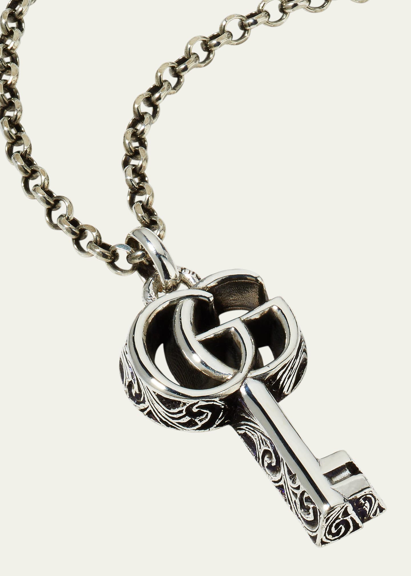 Gucci GG Marmont Key Pendant Necklace - Bergdorf Goodman