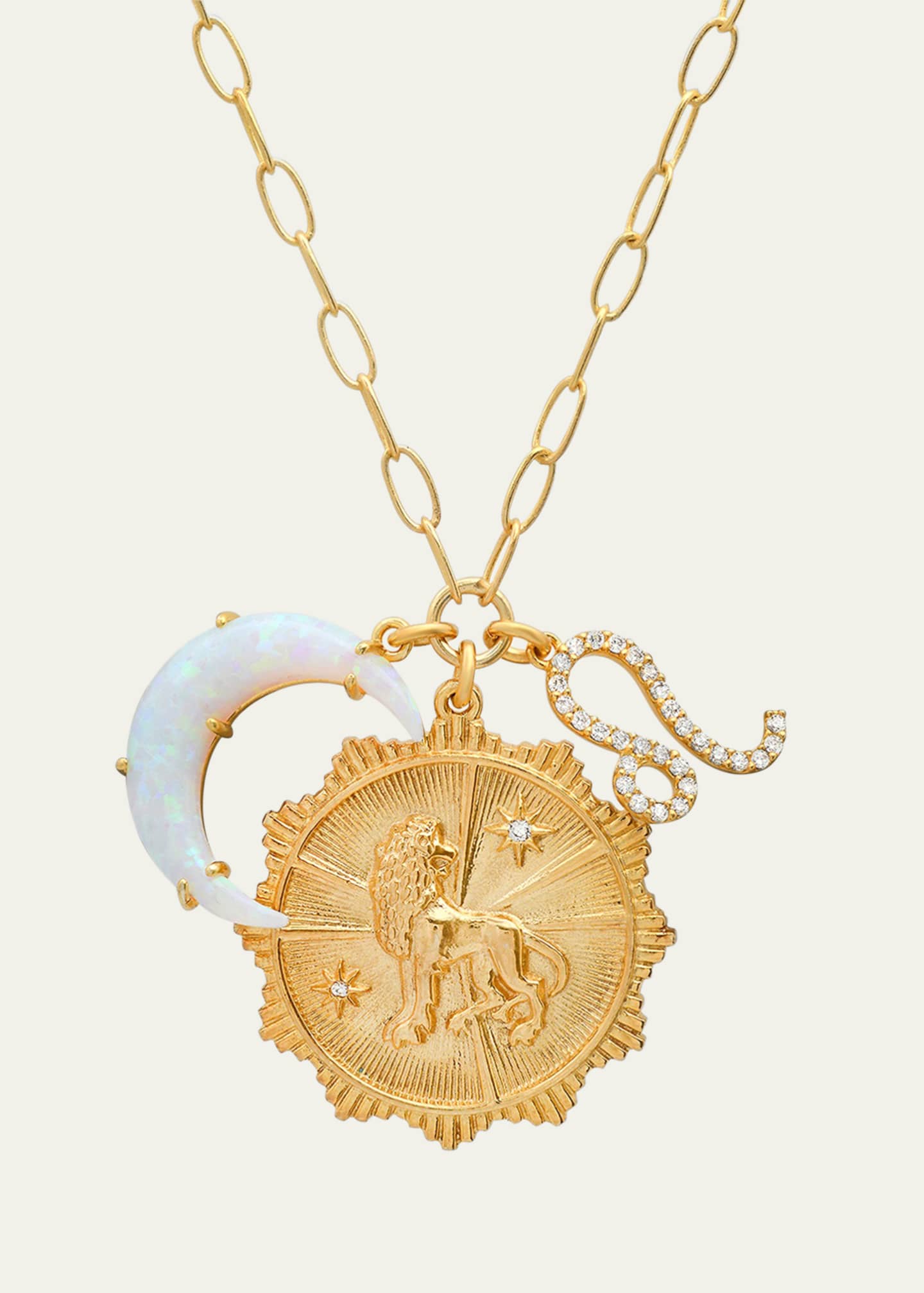 Tai New Zodiac Charm Necklace - Bergdorf Goodman
