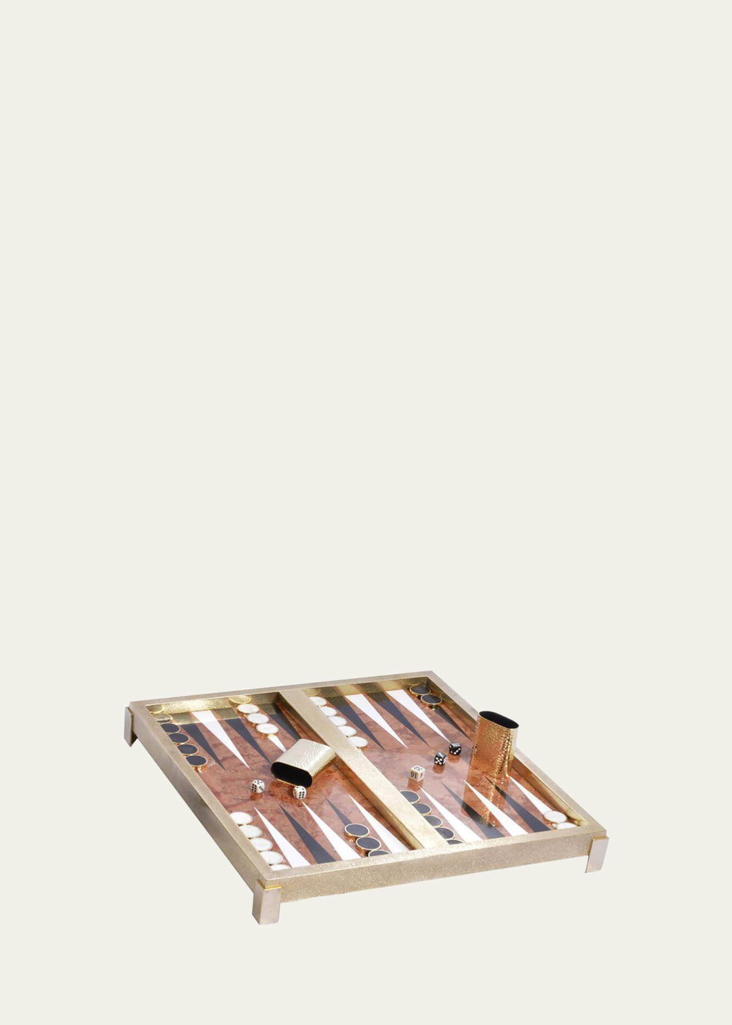Michael Aram Marble Backgammon - Bergdorf Goodman