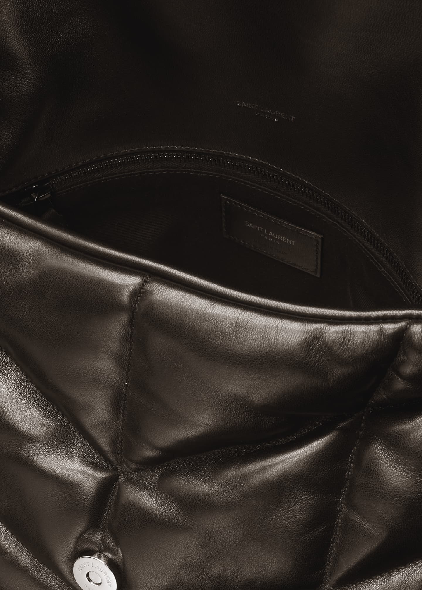 Saint Laurent Lou Puffer Medium YSL Shoulder Bag in Quilted Leather ...