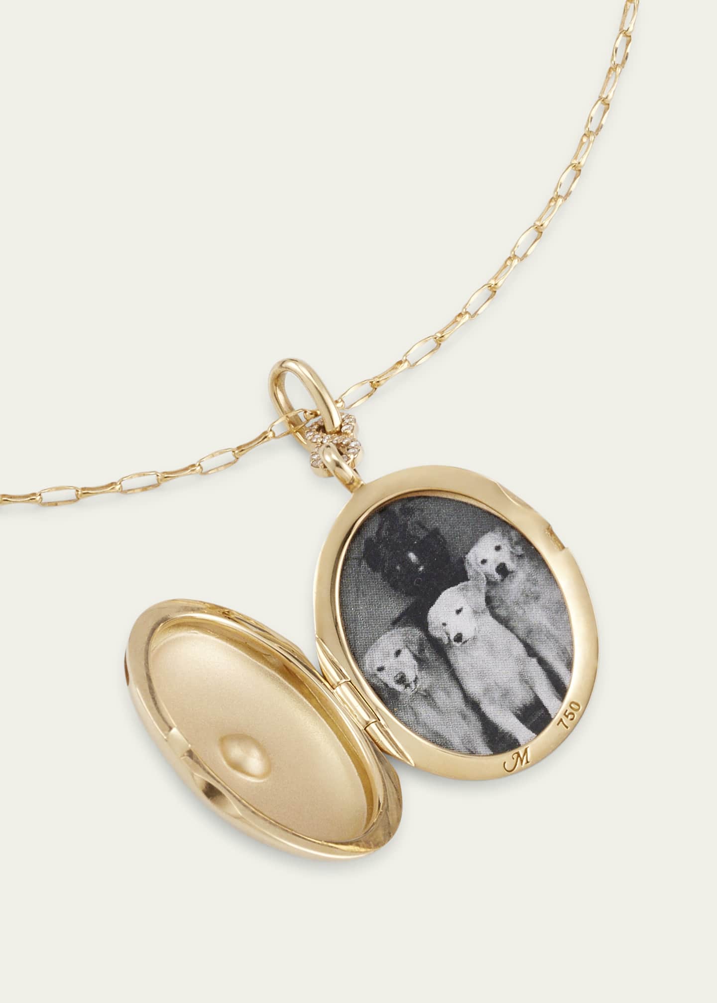 Monica Rich Kosann Sapphire Infinity Locket - Bergdorf Goodman