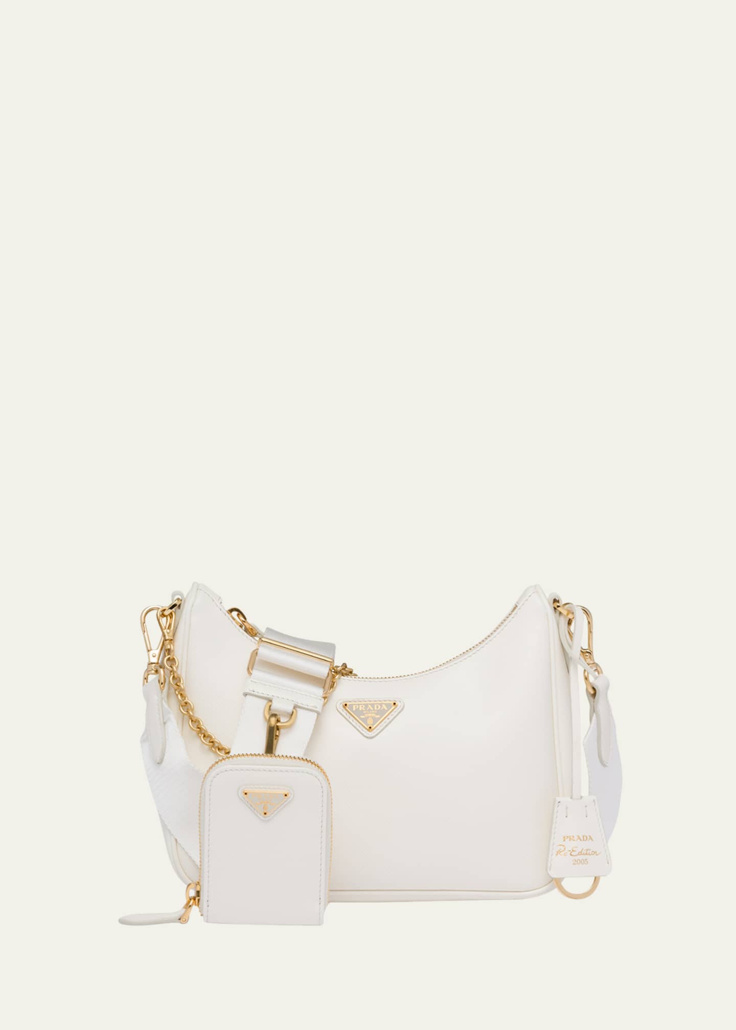 Prada Re-Edition 2005 Calfskin Chain Shoulder Bag - Bergdorf Goodman