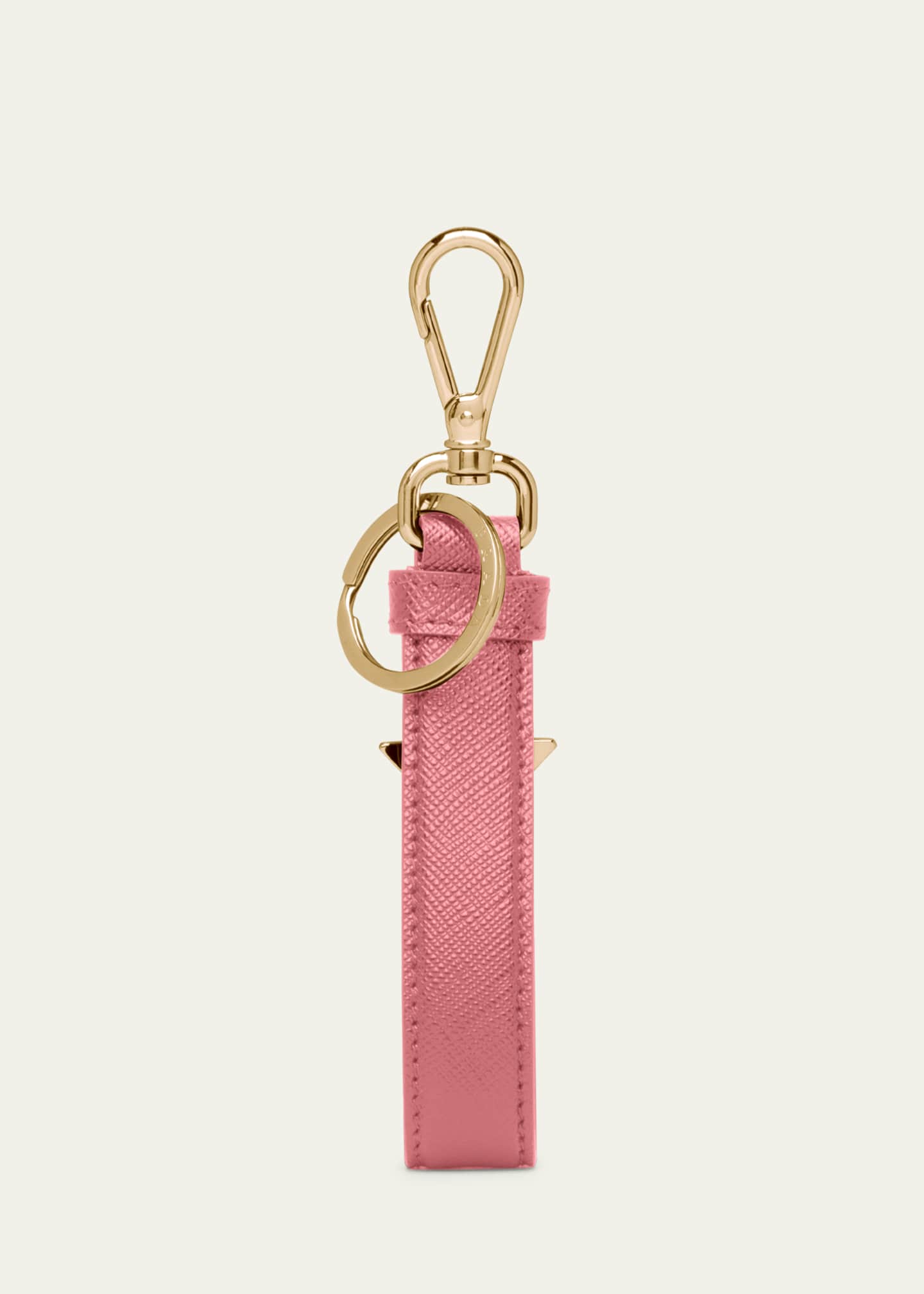 Prada Triangle Logo Key Chain - Bergdorf Goodman