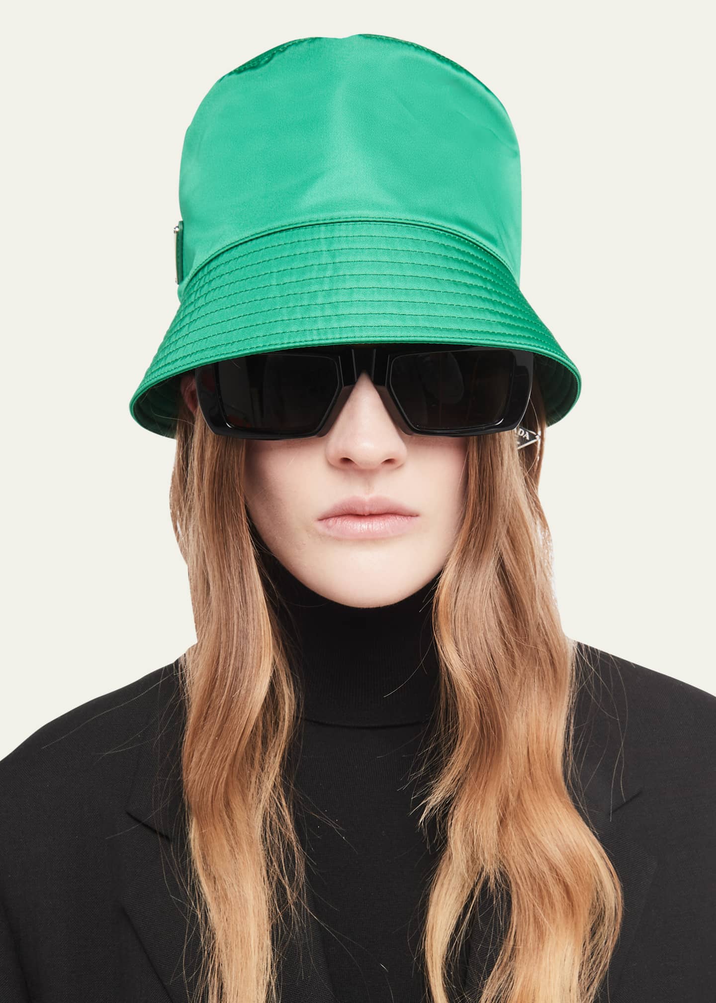 Prada Recycled Nylon Bucket Hat - Bergdorf Goodman