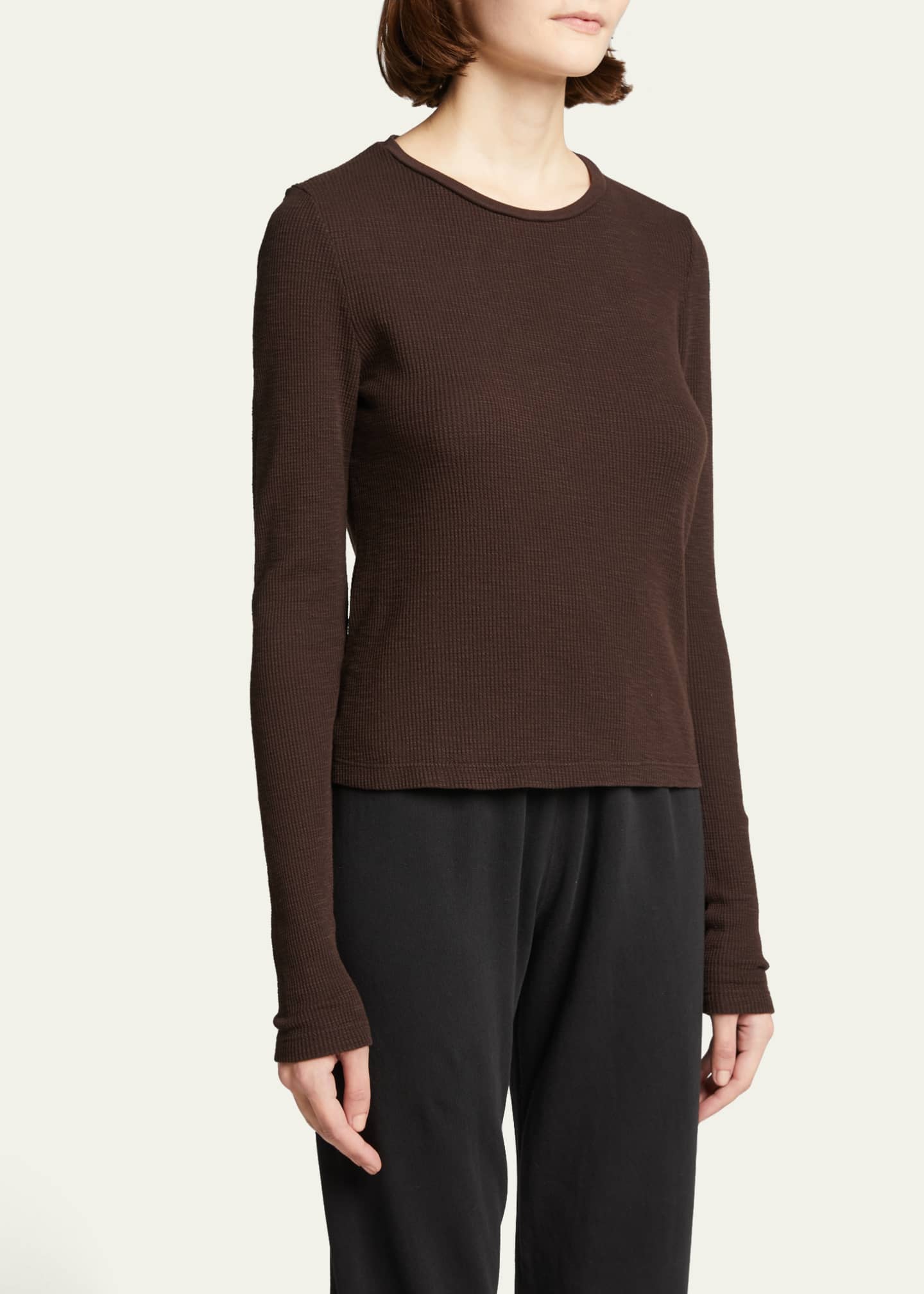 Christina Lehr Long-Sleeve Thermal Tee - Bergdorf Goodman