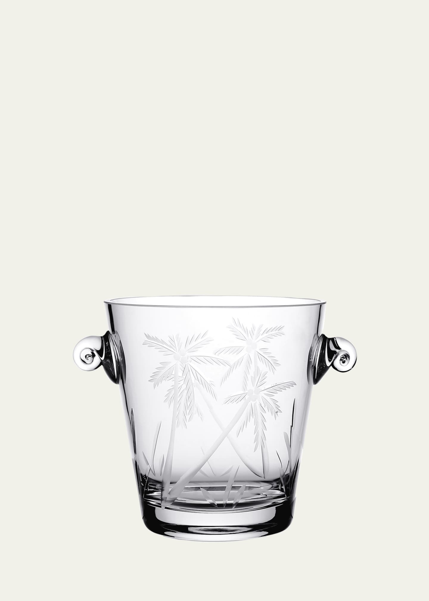 William Yeoward Crystal Palmyra Ice Bucket with Tongs - Bergdorf Goodman