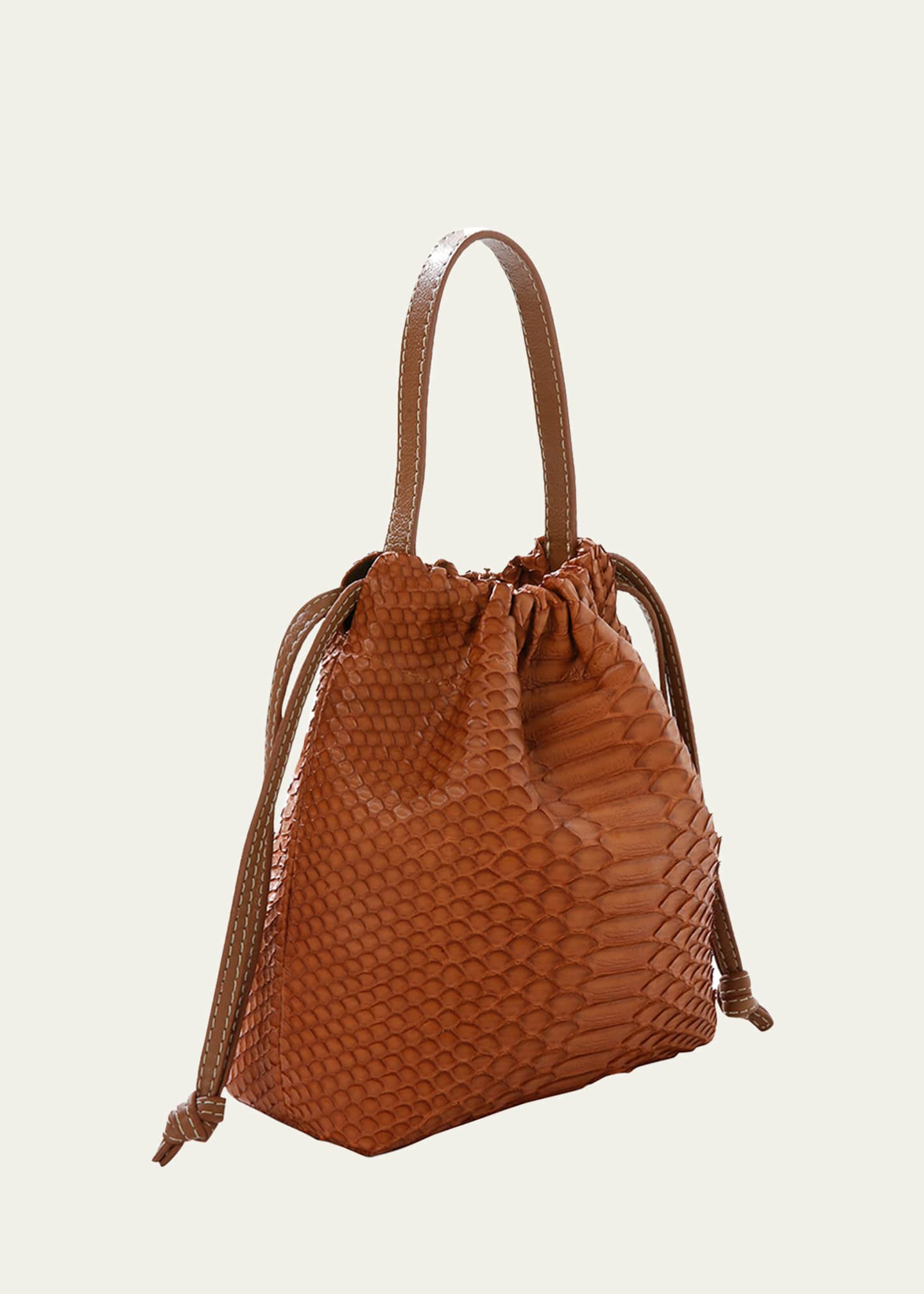 ADRIANA CASTRO La Rossy Mini Python Bucket Bag - Bergdorf Goodman