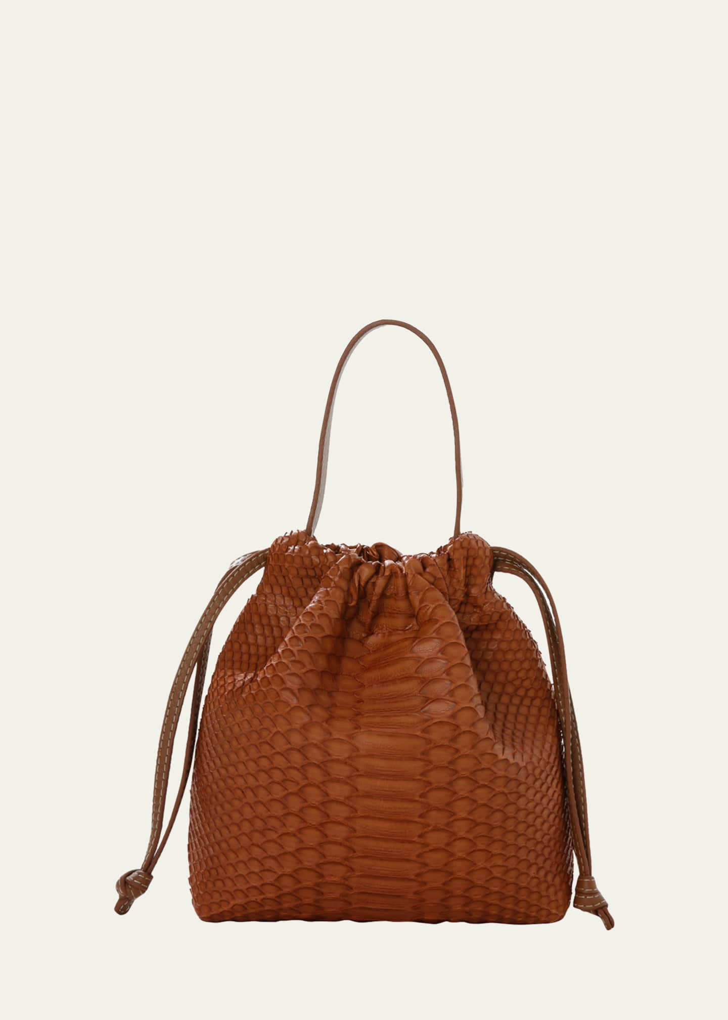 ADRIANA CASTRO La Rossy Mini Python Bucket Bag - Bergdorf Goodman