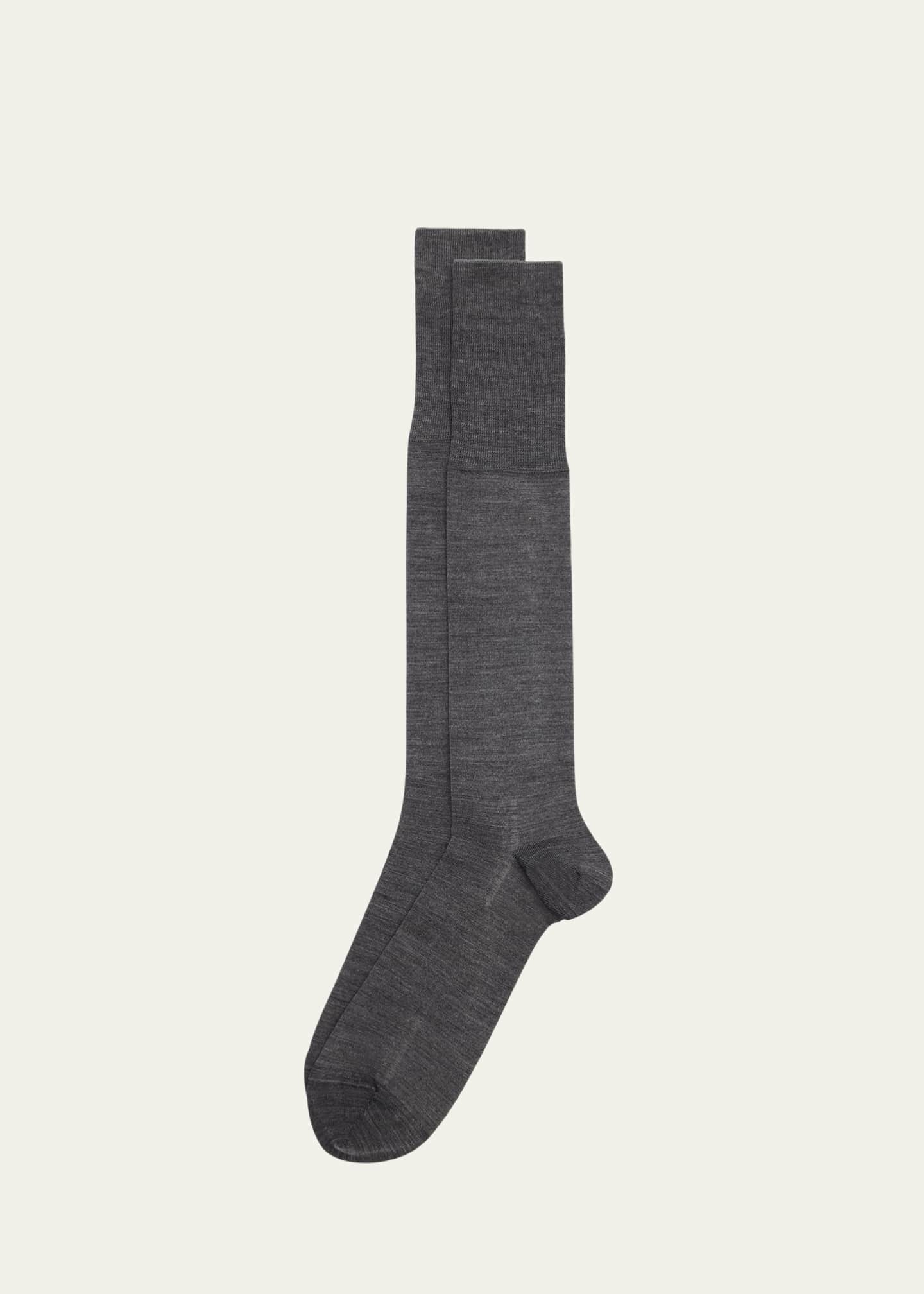 Falke Men's Airport Wool Knee-High Socks - Bergdorf Goodman