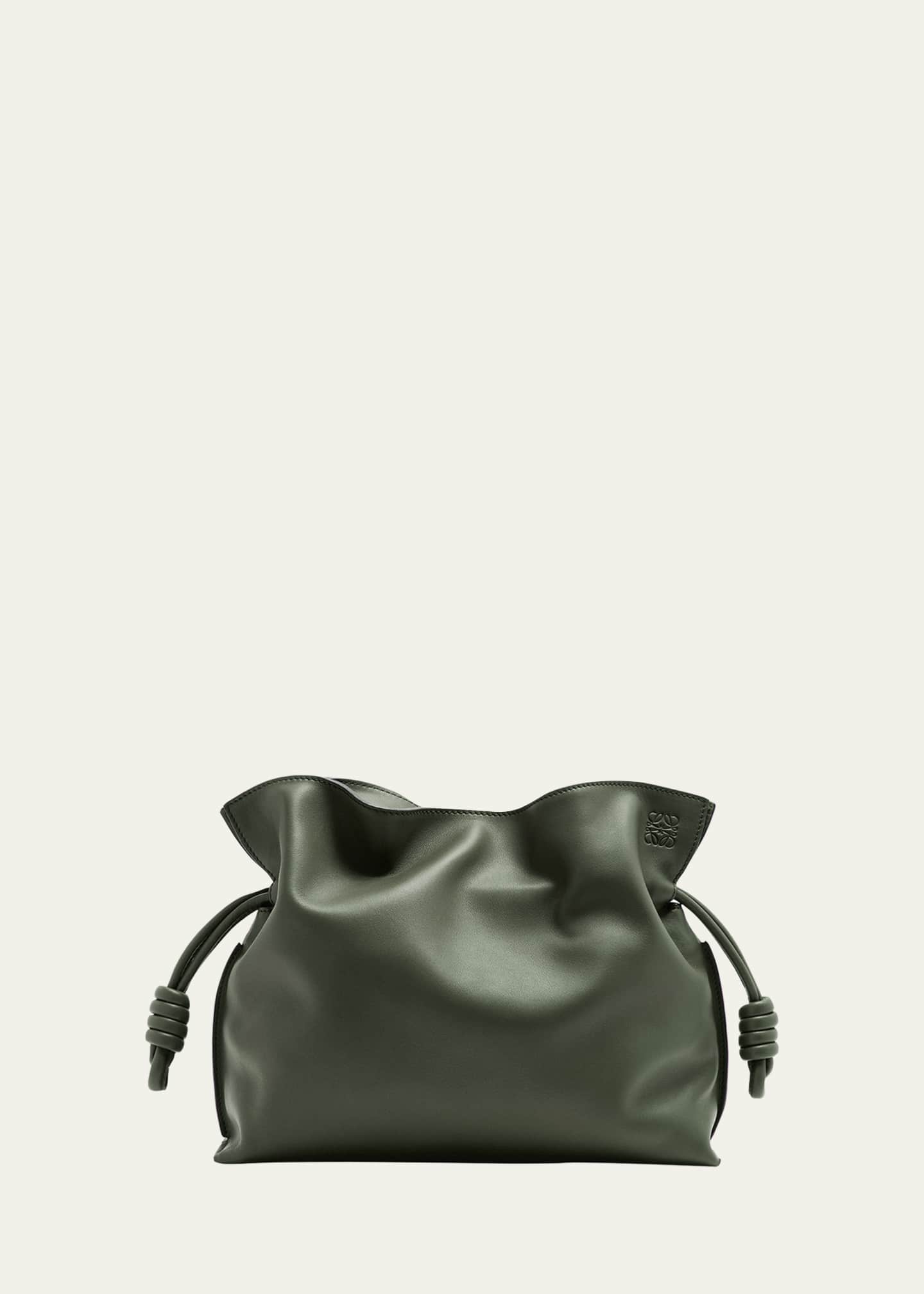 Loewe Flamenco Drawstring Knot Clutch Bag - Bergdorf Goodman