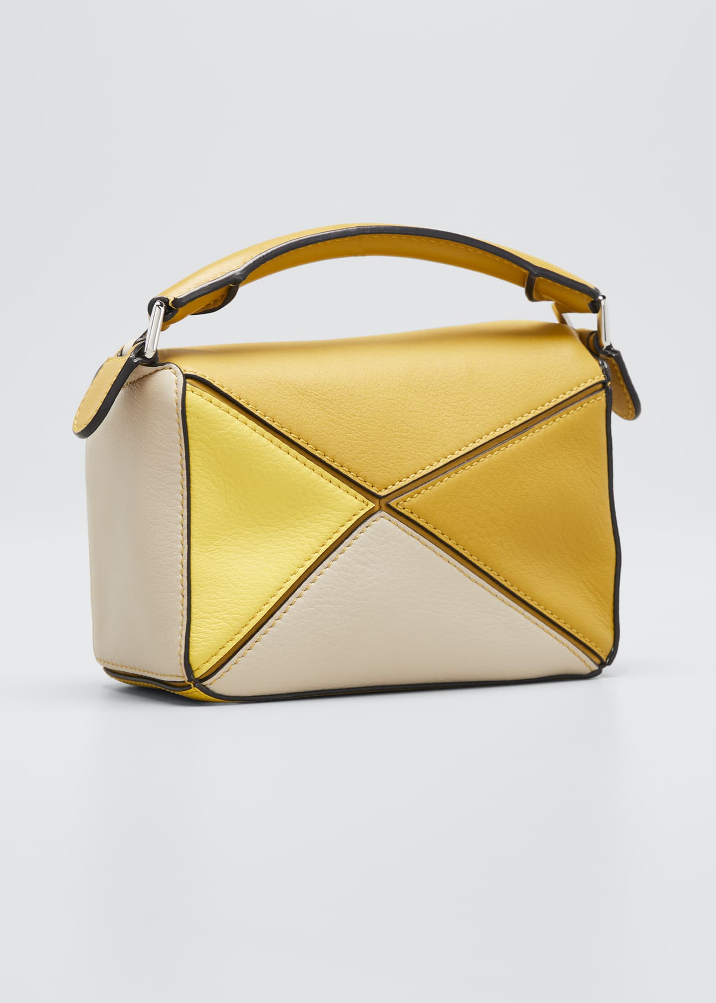 Loewe Puzzle Colorblock Classic Mini Satchel Bag - Bergdorf Goodman