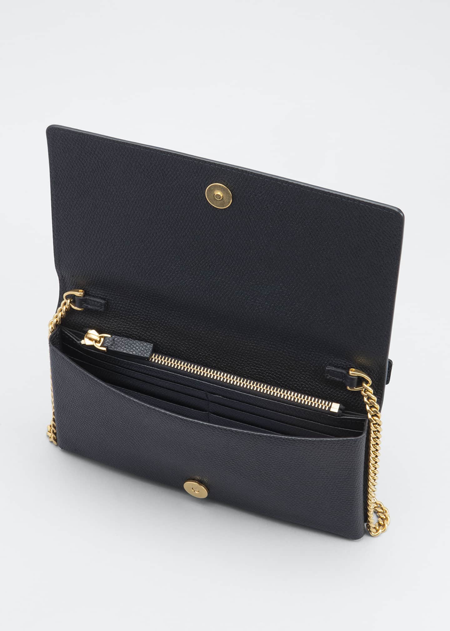 Valentino Garavani VLOGO Leather Wallet on Chain - Bergdorf Goodman