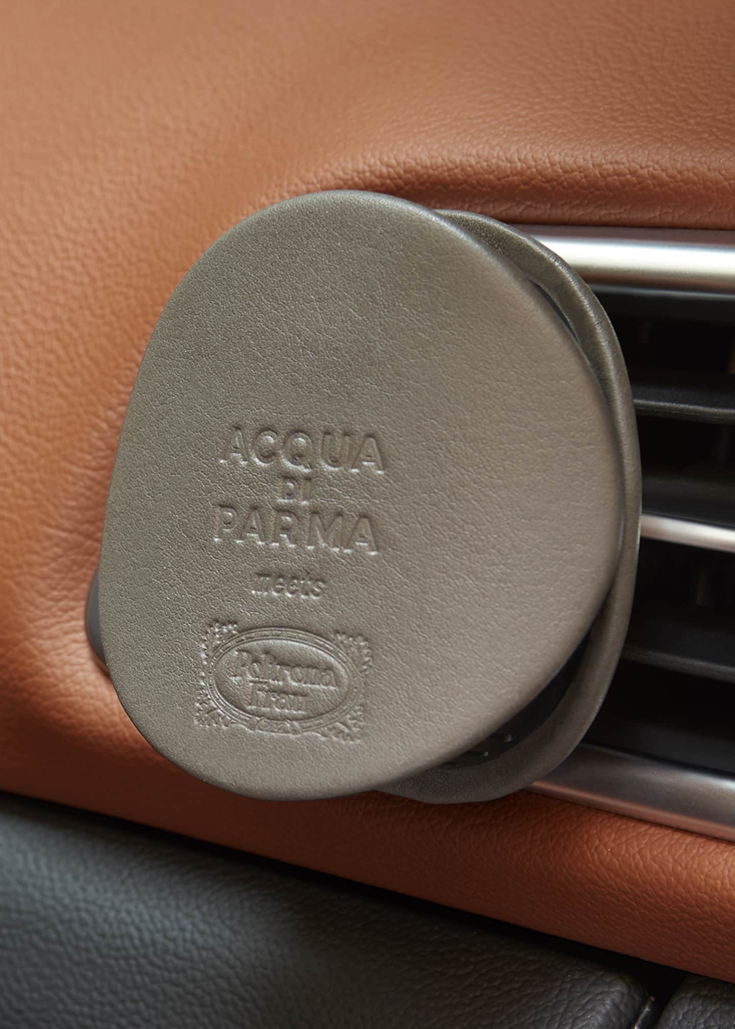 Acqua di Parma Dark Grey Leather Car Diffuser Case - Bergdorf Goodman