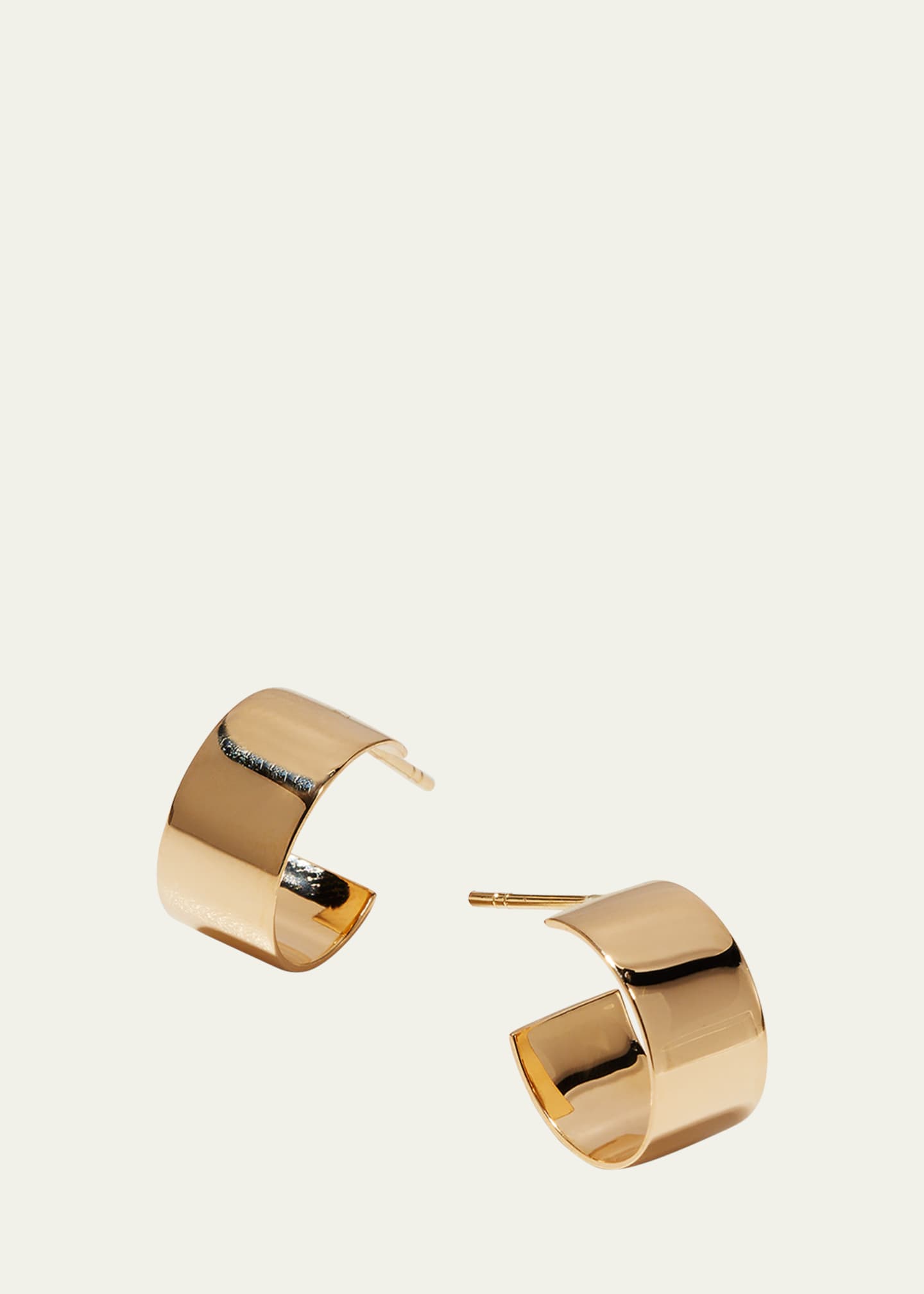 Lana 13mm 14K Gold Vanity Hoops - Bergdorf Goodman