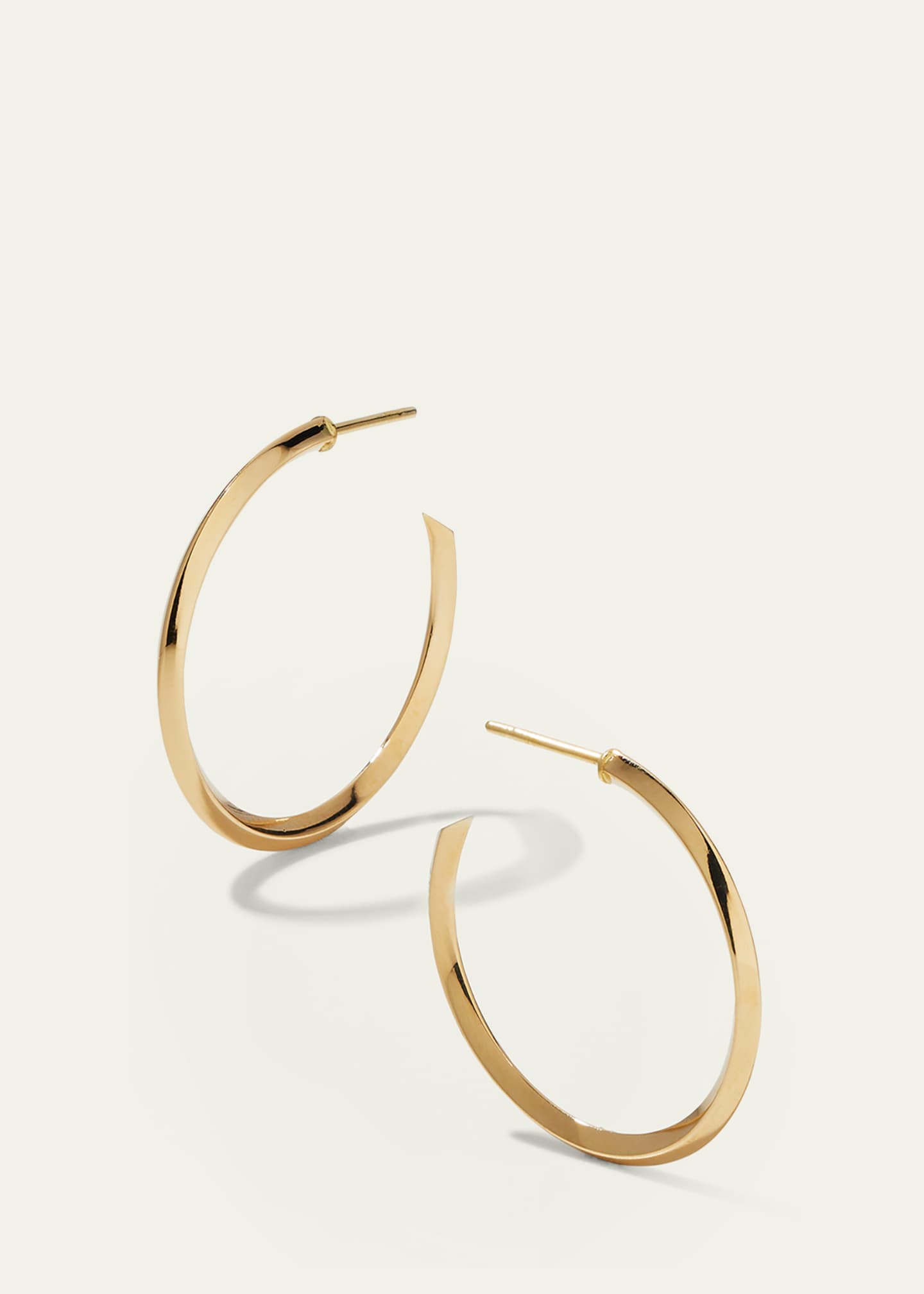 Lana 14K Gold Thin 25mm Royale Hoops - Bergdorf Goodman