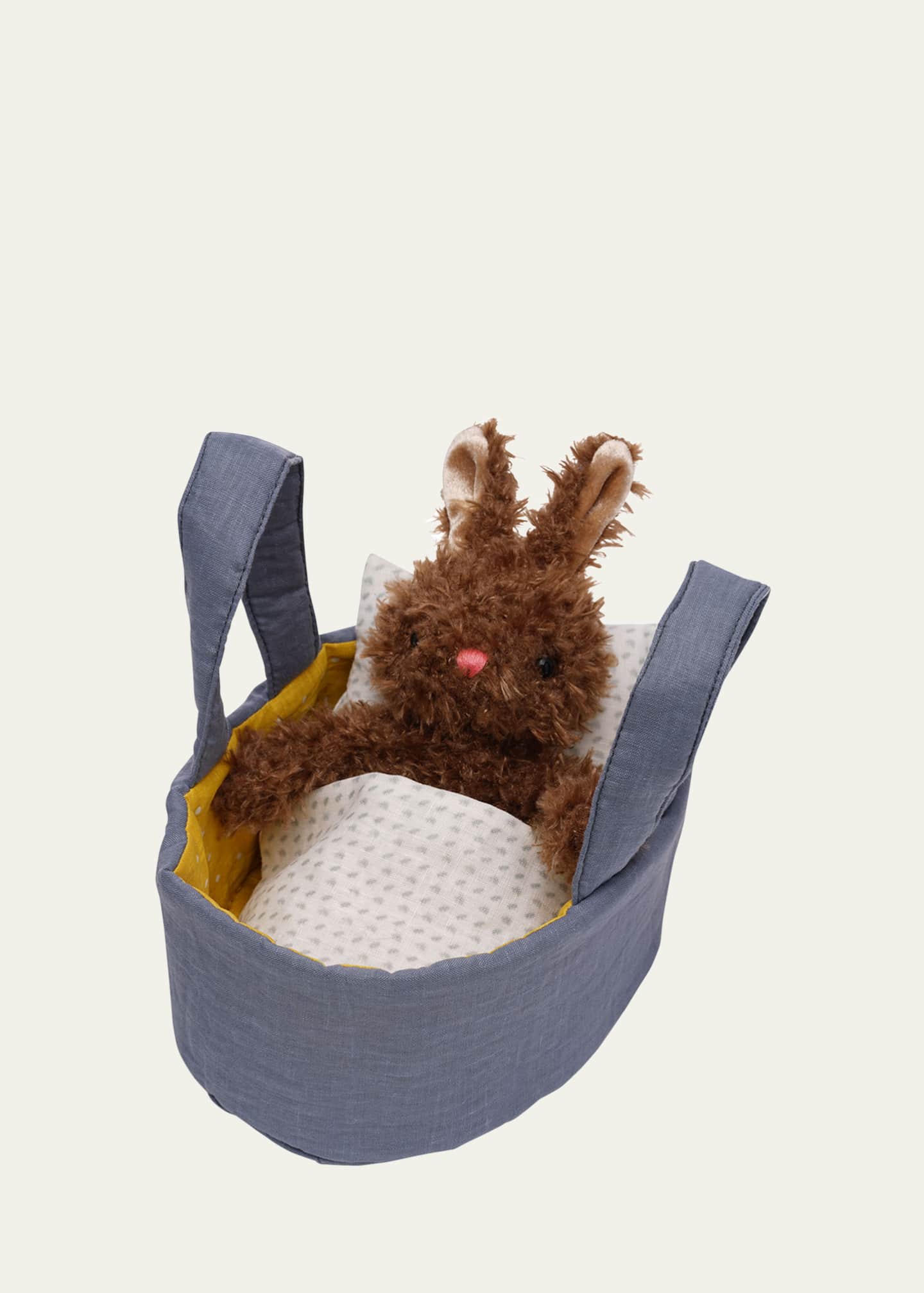 Manhattan Toy Moppettes Beau Bunny Stuffed Animal 4-Piece Nurturing ...