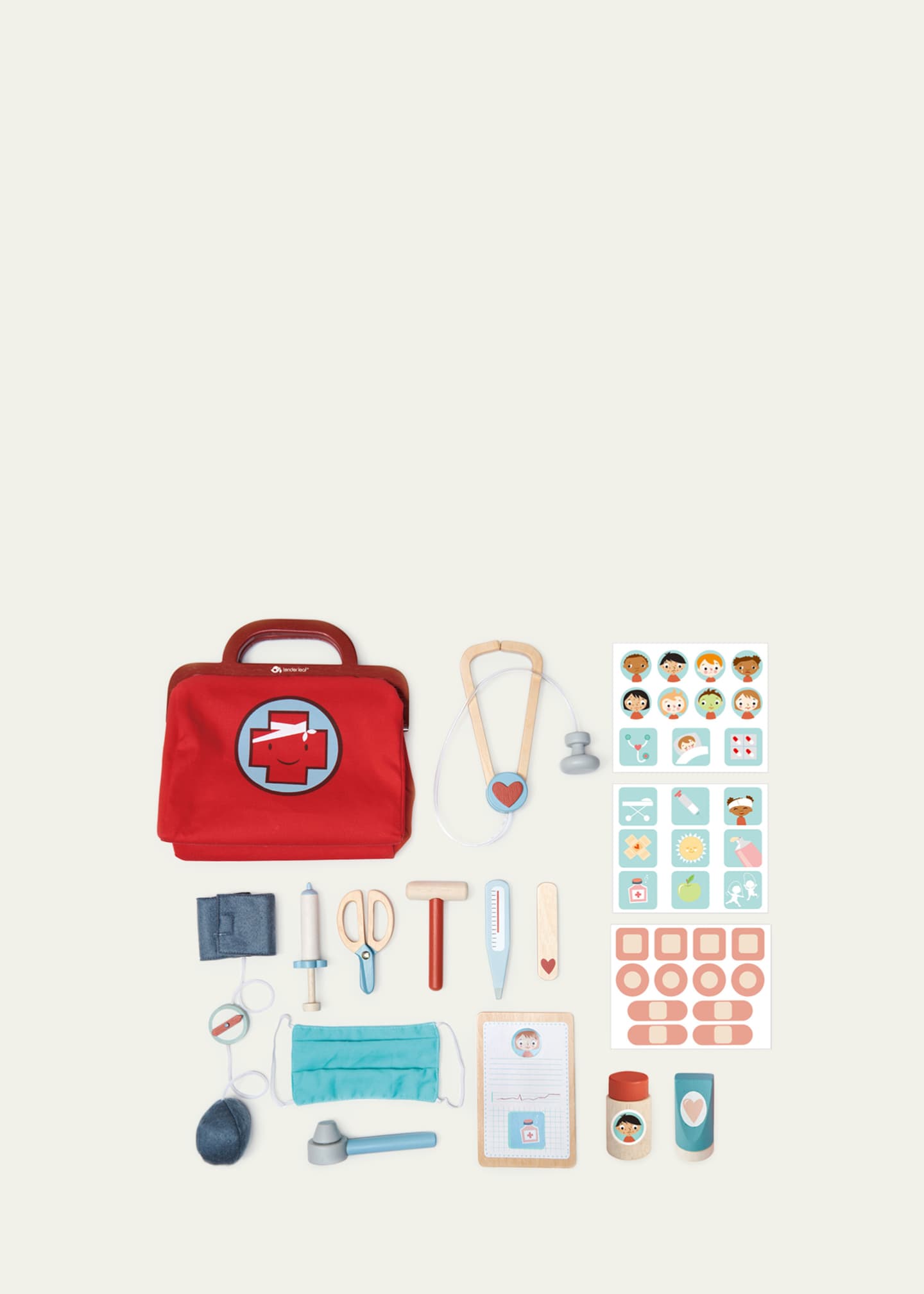 Tender Leaf Toys Kid's Retro-Style Doctor's Bag Toy Kit - Bergdorf Goodman