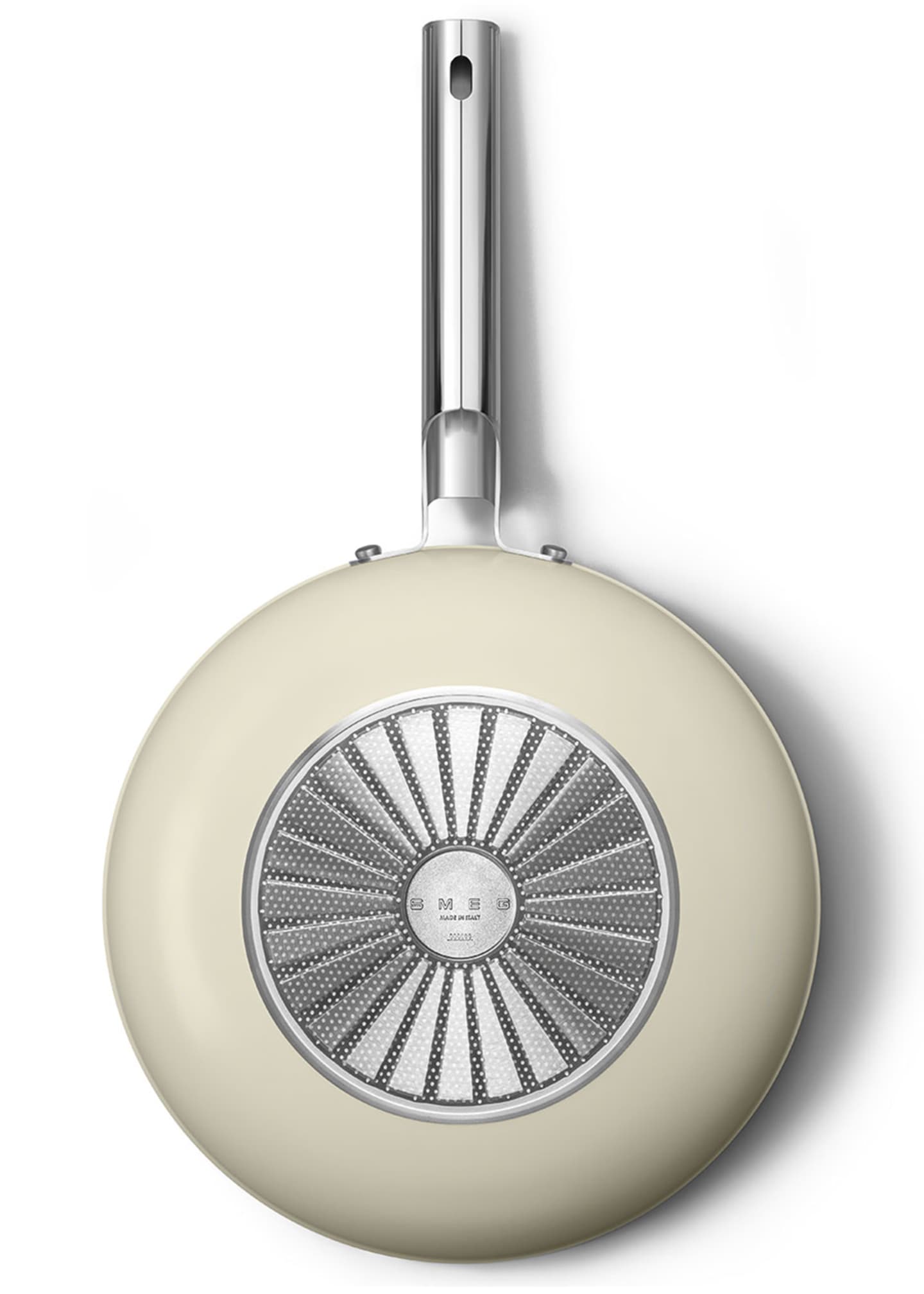 Smeg 12" Nonstick Wok, Cream - Bergdorf Goodman