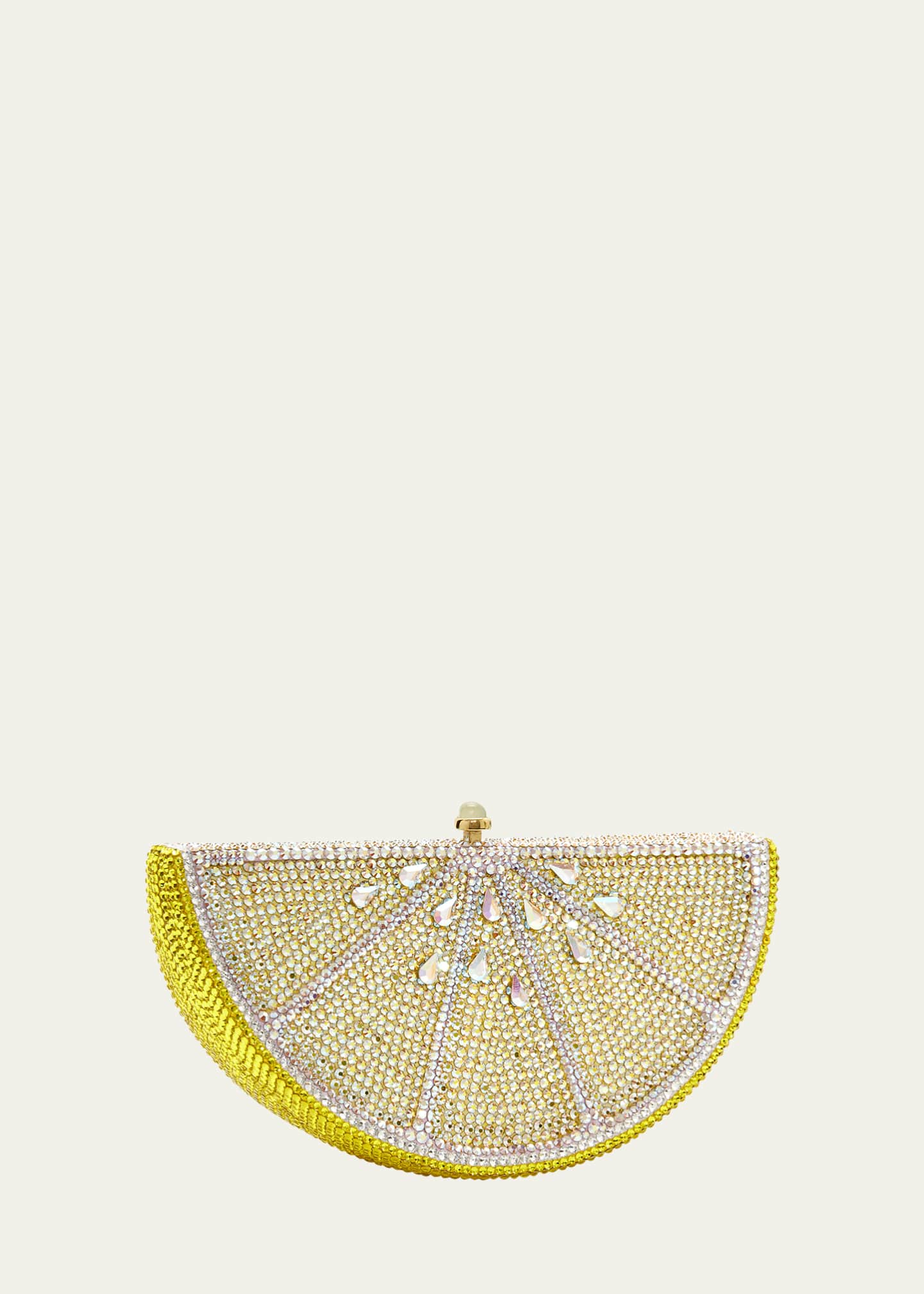 Judith Leiber Couture Slice Lemon Crystal Clutch Bag - Bergdorf Goodman