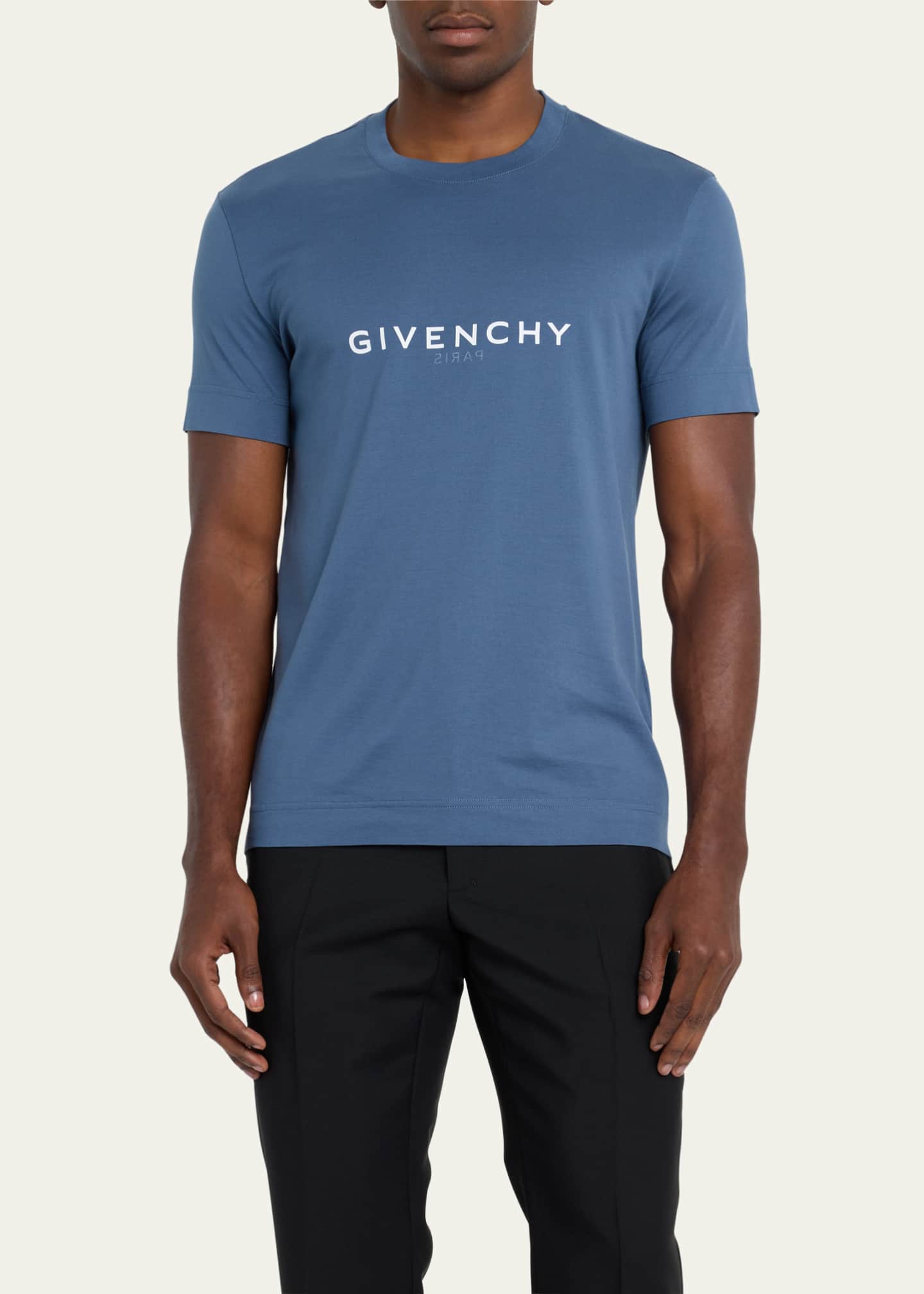 Givenchy Men's Slim Basic Logo T-Shirt - Bergdorf Goodman