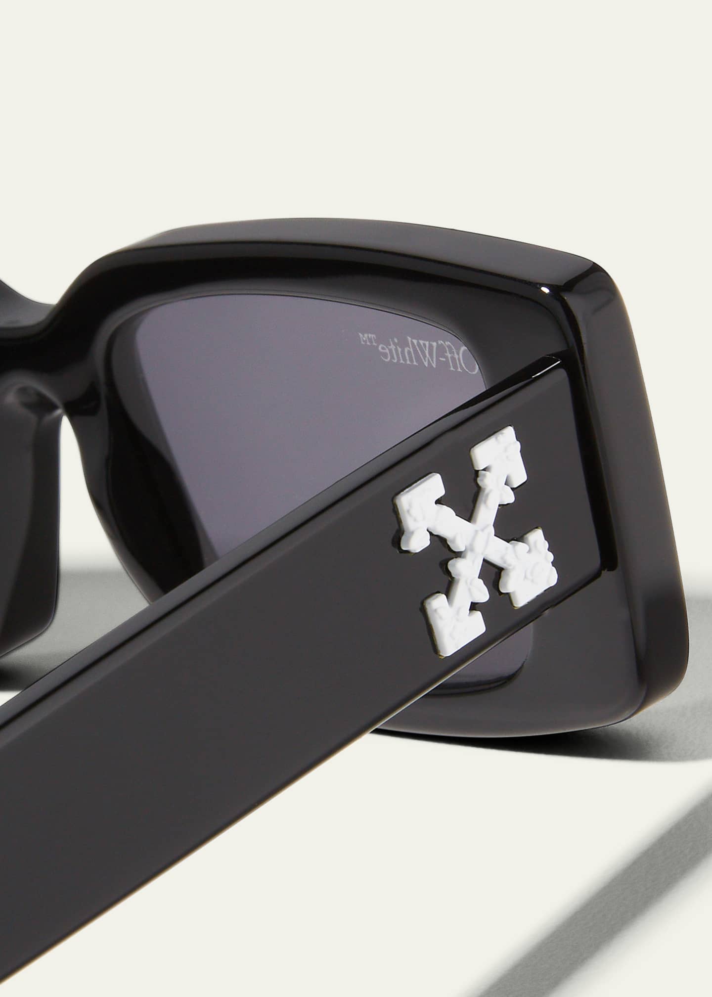 Off-White Men's Arthur Rectangle Sunglasses - Bergdorf Goodman Off-White Men's Arthur Rectangle Sunglasses - Bergdorf Goodman