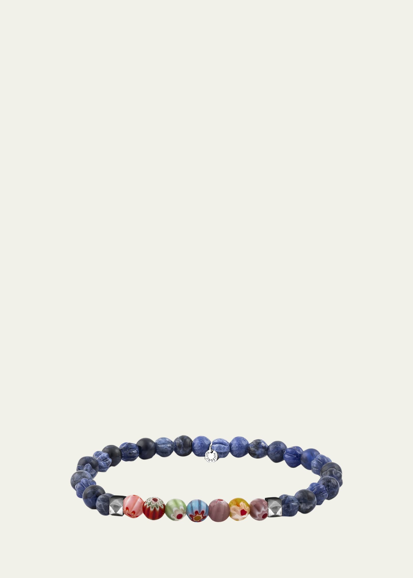 Tateossian Men's Sodalite & Millefiori Bead Bracelet - Bergdorf Goodman