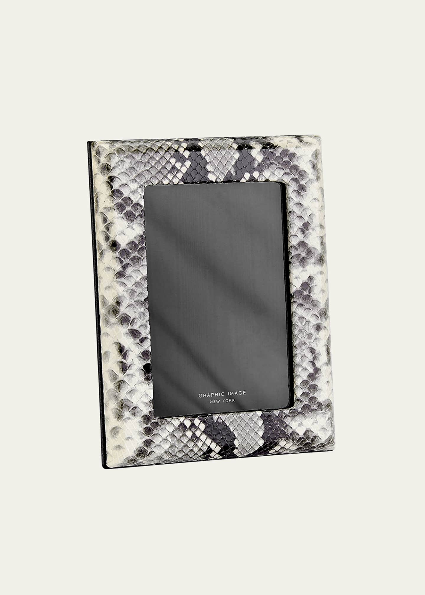 Graphic Image Python Frame, 4x6 - Bergdorf Goodman