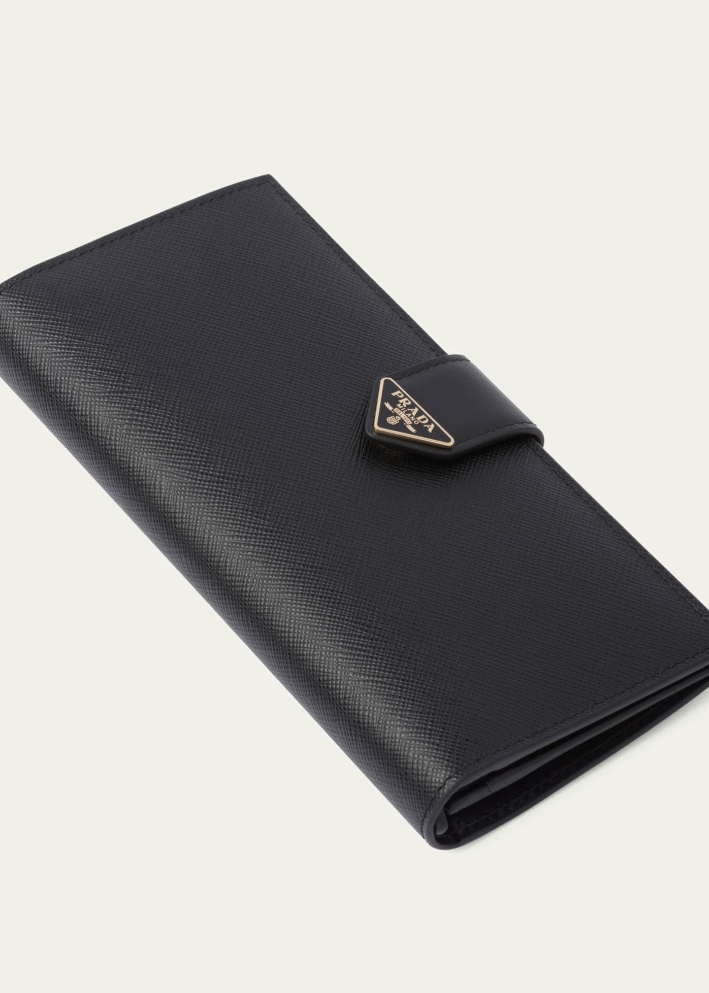Prada Envelope Slim Wallet w/ Triangle Tab - Bergdorf Goodman