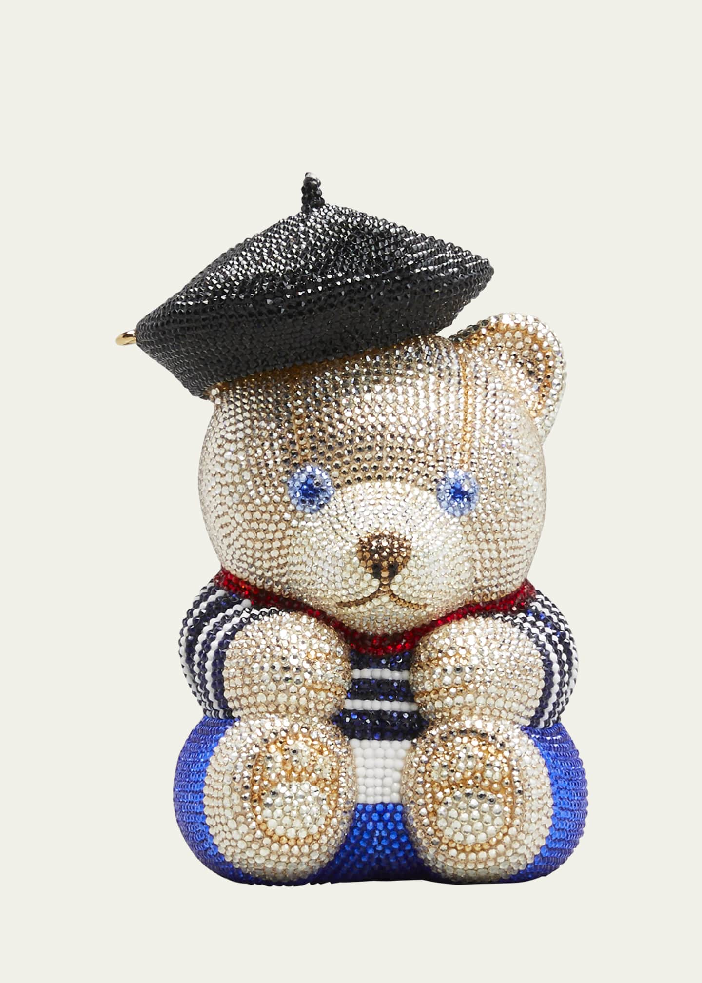 Judith Leiber Couture Teddy Bear Henri Crystal Clutch Bag - Bergdorf ...