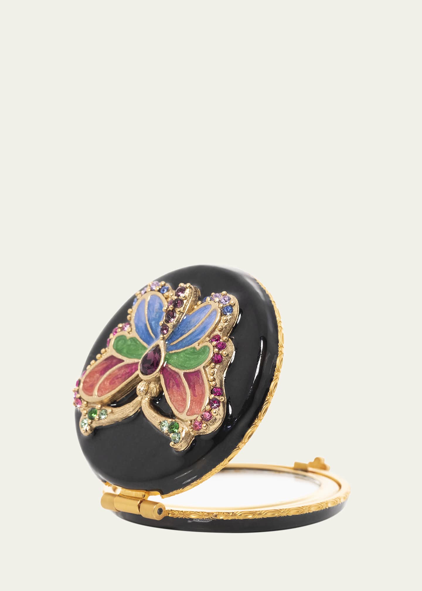 Jay Strongwater Butterfly Compact Mirror - Bergdorf Goodman