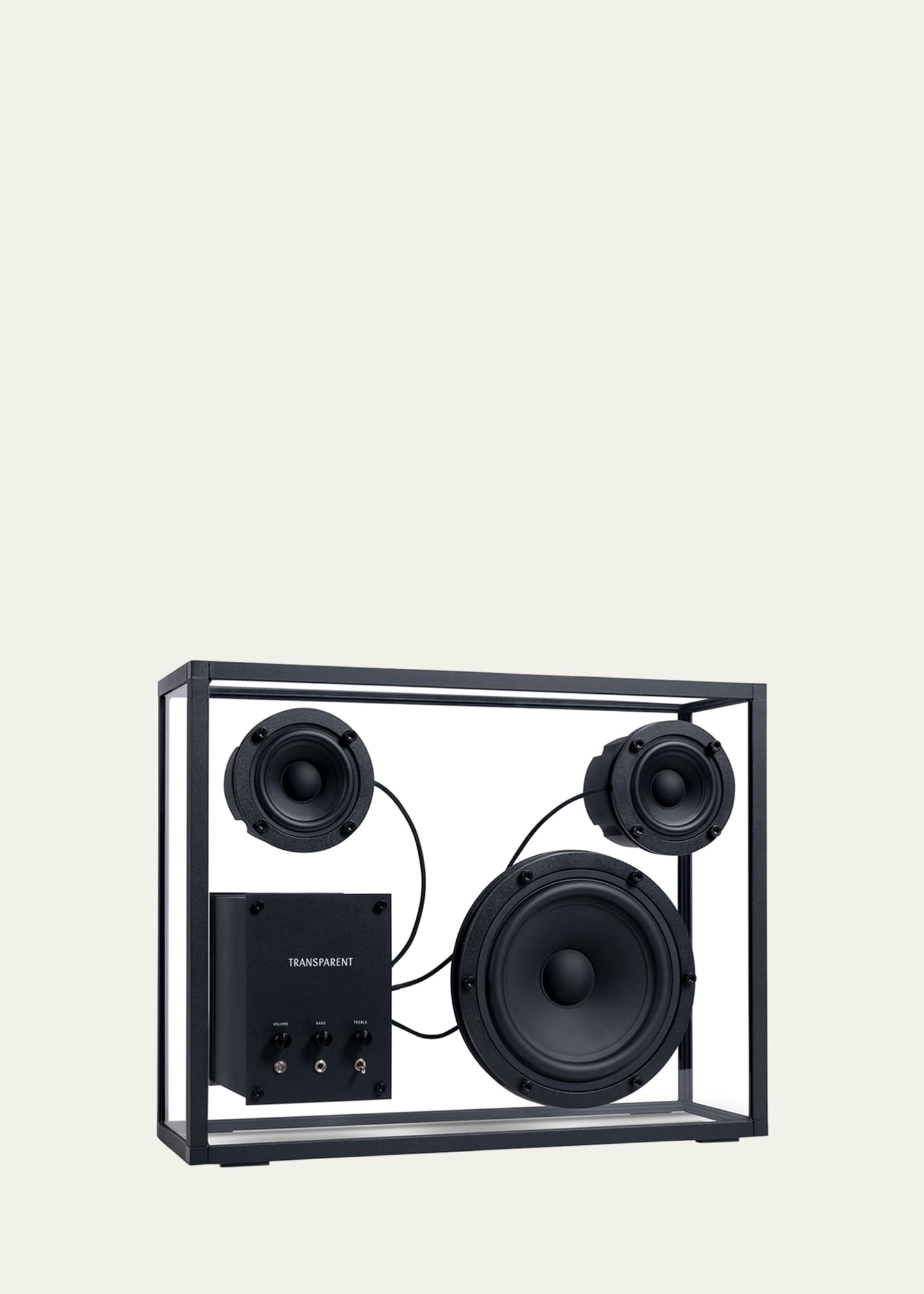 Transparent Sound Transparent Speaker, Black Wire - Bergdorf Goodman