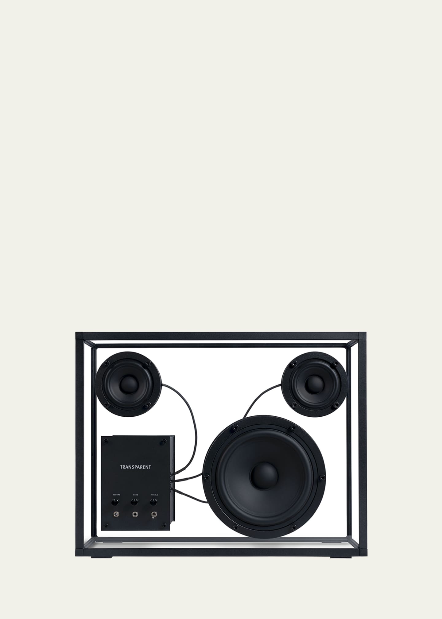 Transparent Sound Transparent Speaker, Black Wire - Bergdorf Goodman